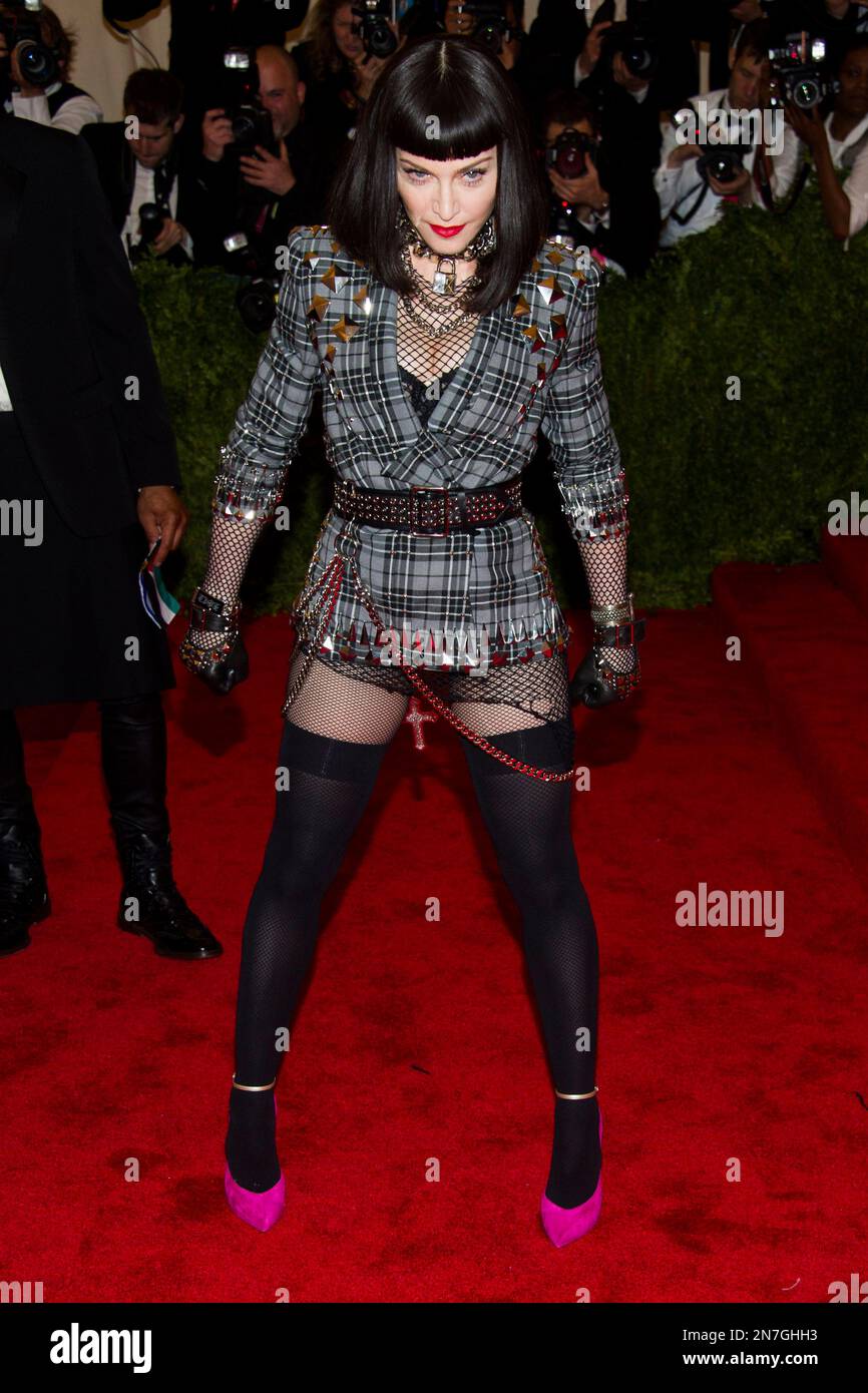 Madonna attends The Metropolitan Museum of Art's Costume Institute ...