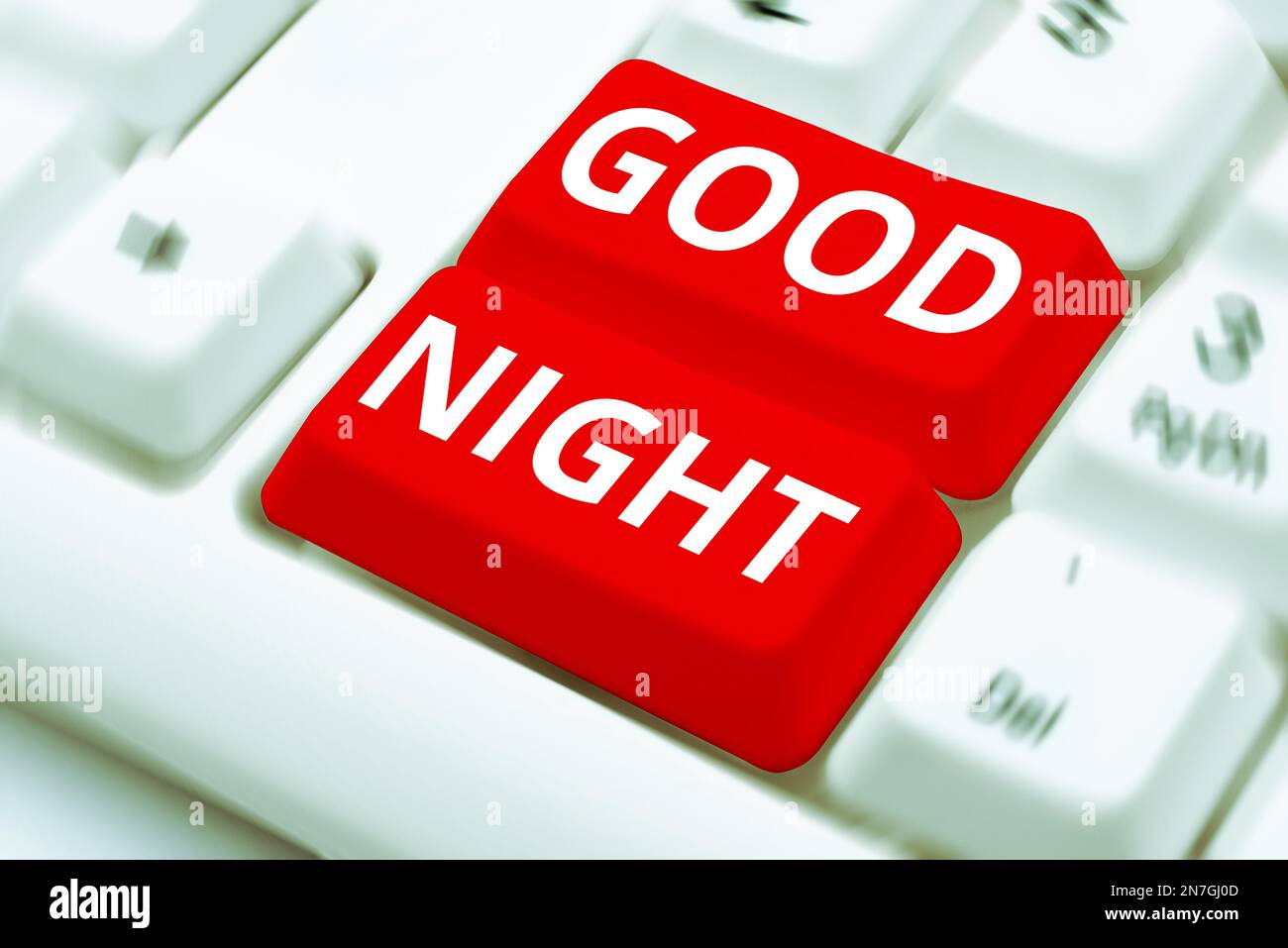 Text caption presenting Good Night. Business idea expressing good ...