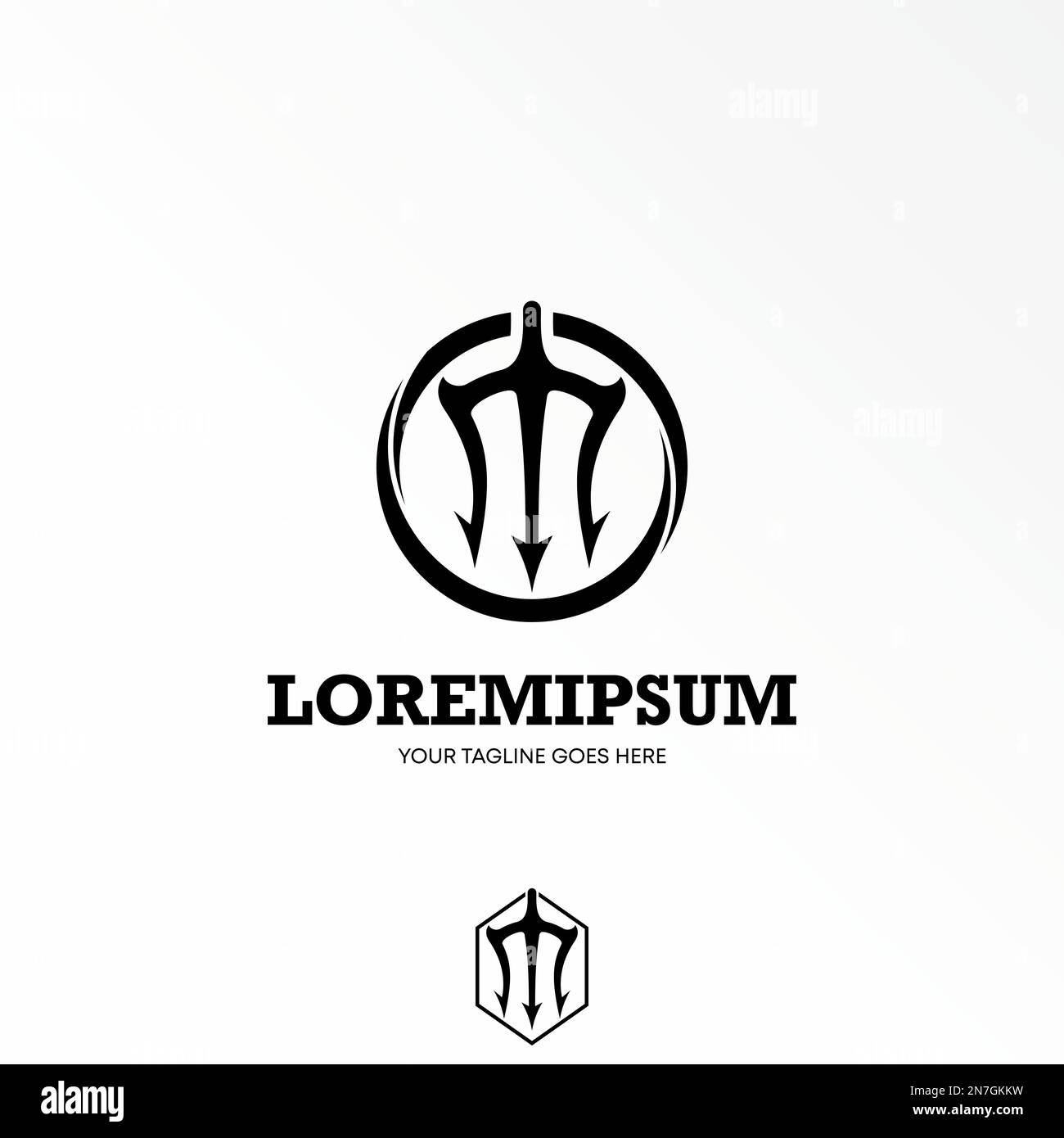 Devil logo hi-res stock photography and images - Alamy