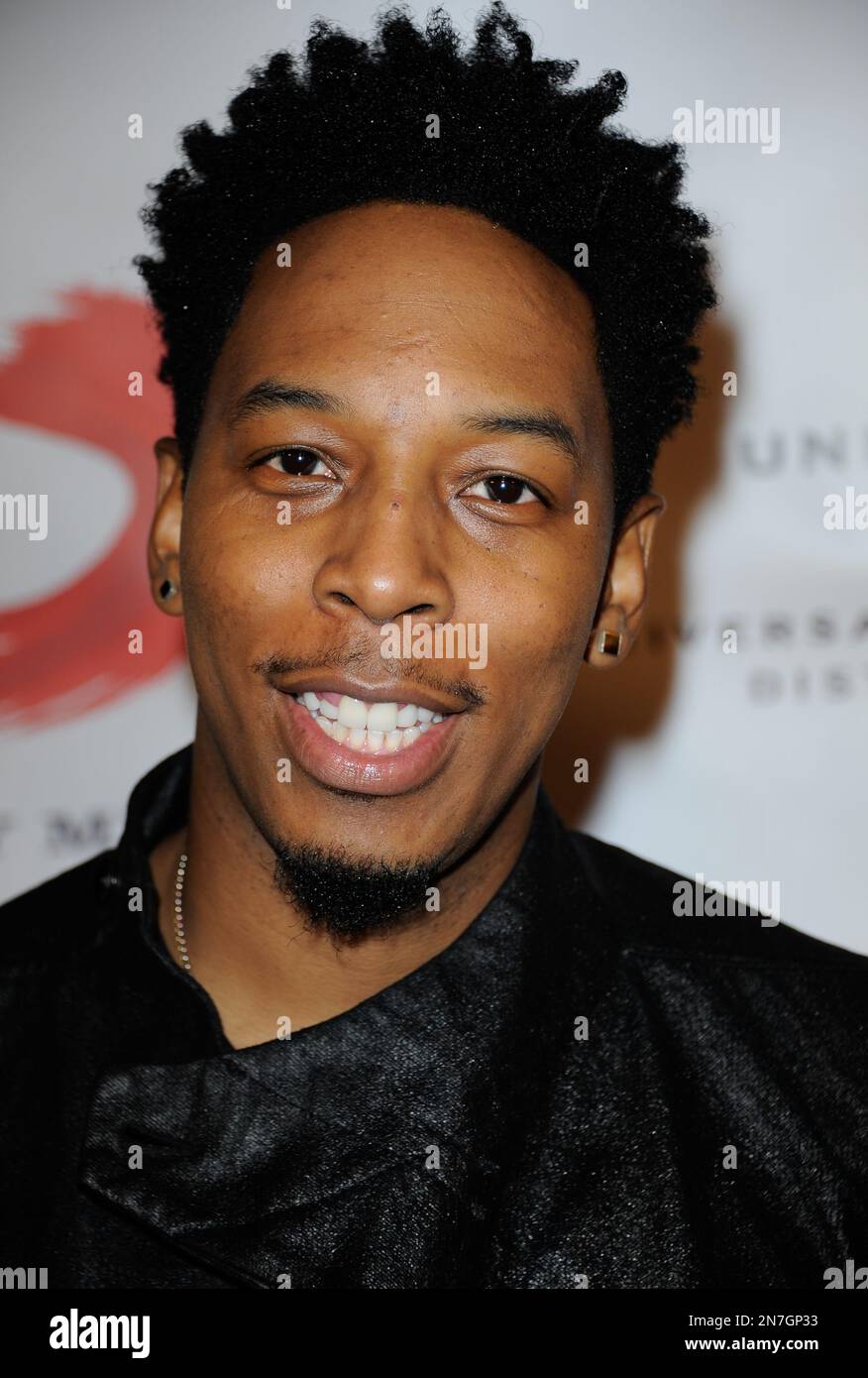Deitrick Haddon arrives at the NARM Music Biz 2013 Dinner Party at the ...