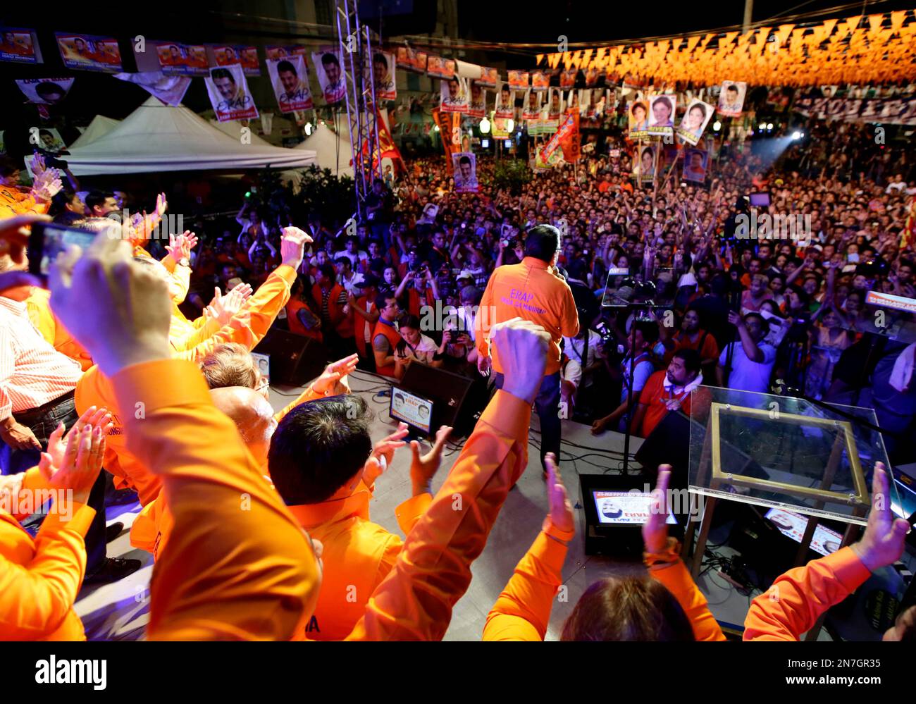 Former Philippine President Joseph "Erap" Estrada and now a candidate ...