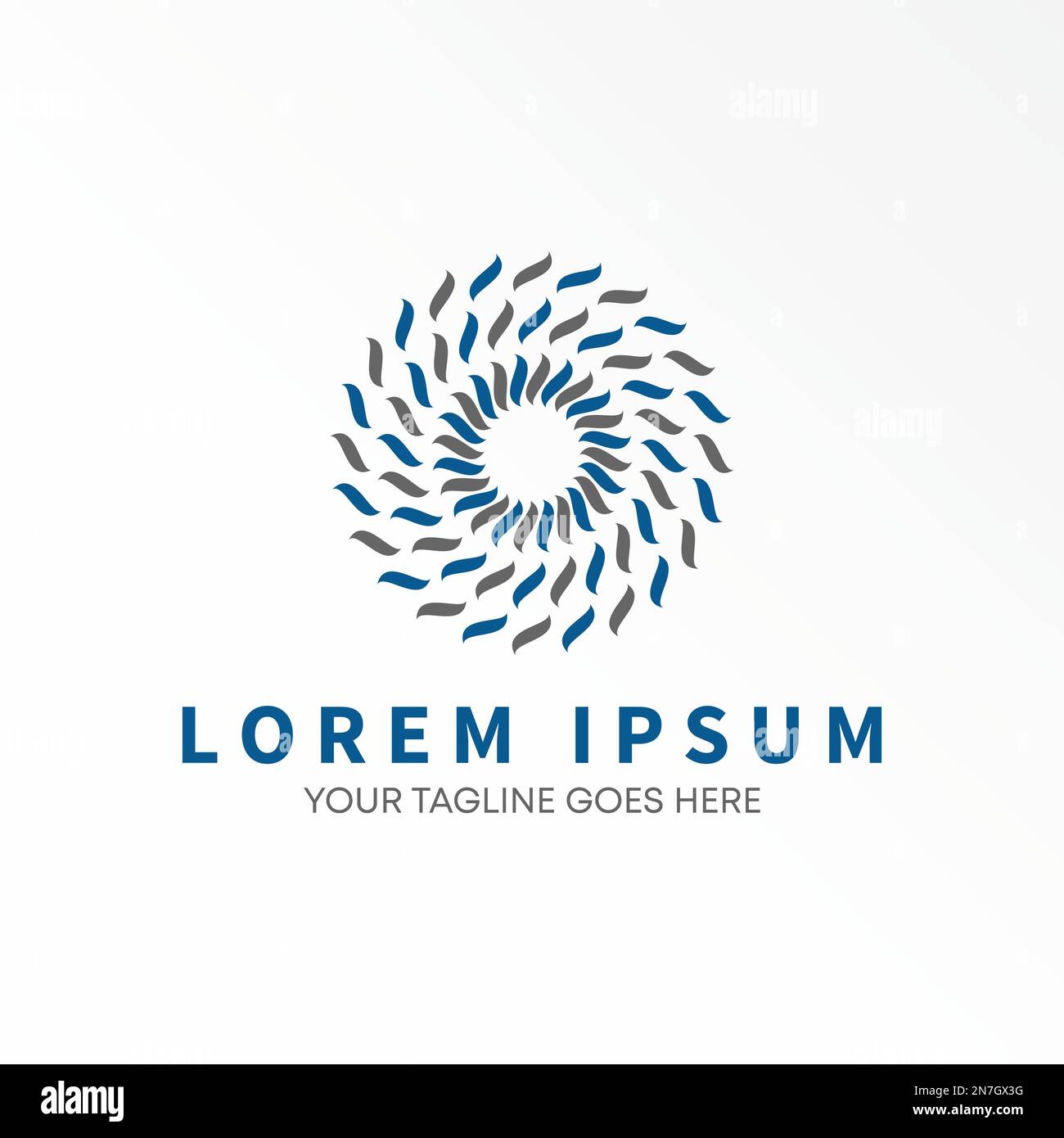 Twist motif around Circle image graphic icon logo design abstract ...