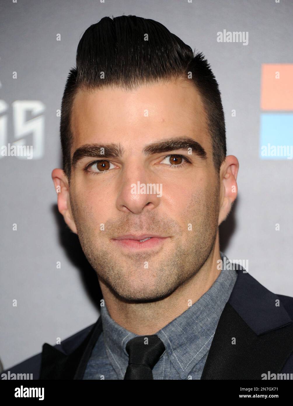 Actor Zachary Quinto attends the "Star Trek Into Darkness" premiere at ...