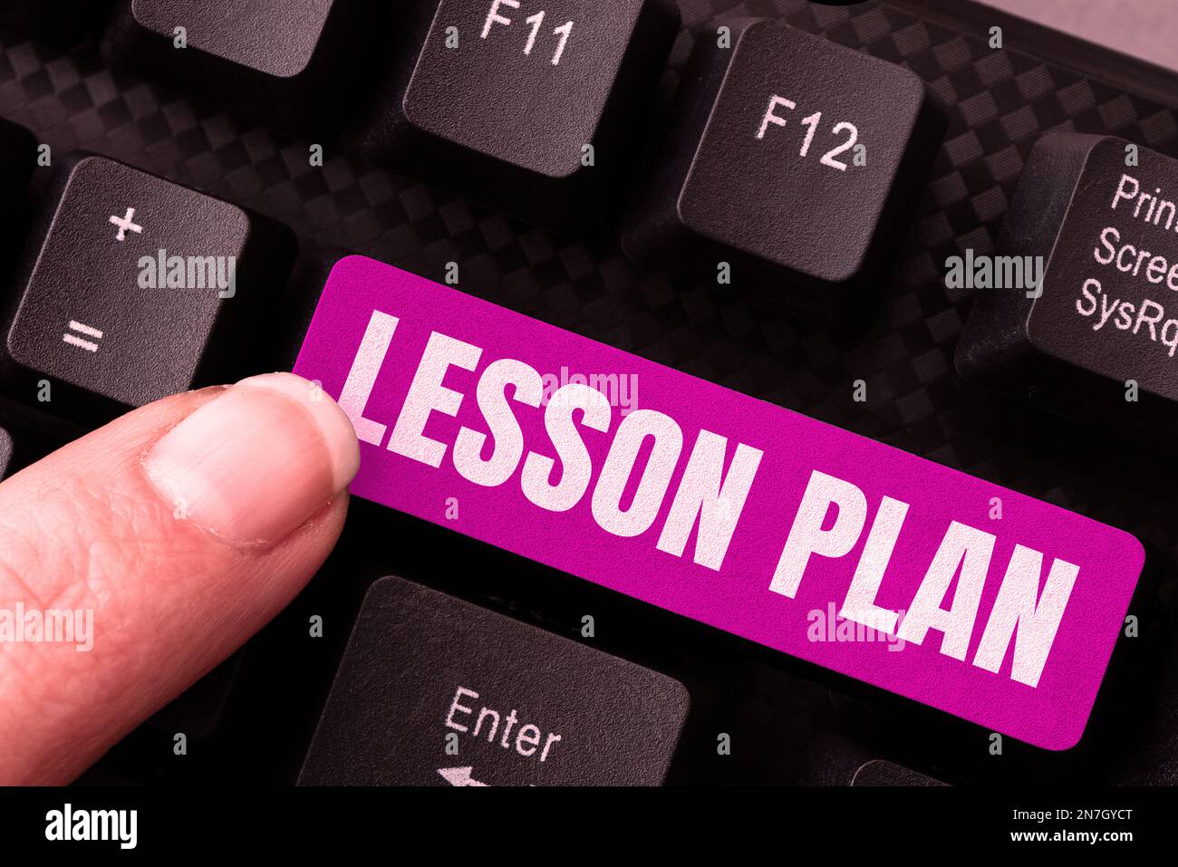 Inspiration showing sign Lesson Plan. Conceptual photo a teacher's ...