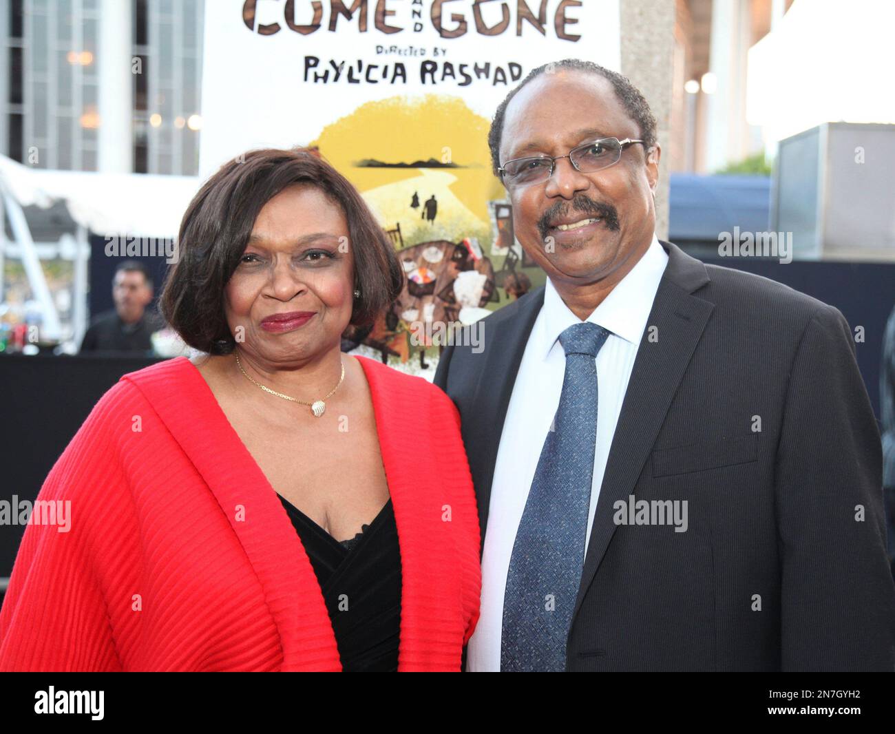 From left, Hattie Winston and Harold Wheeler pose during the arrivals ...