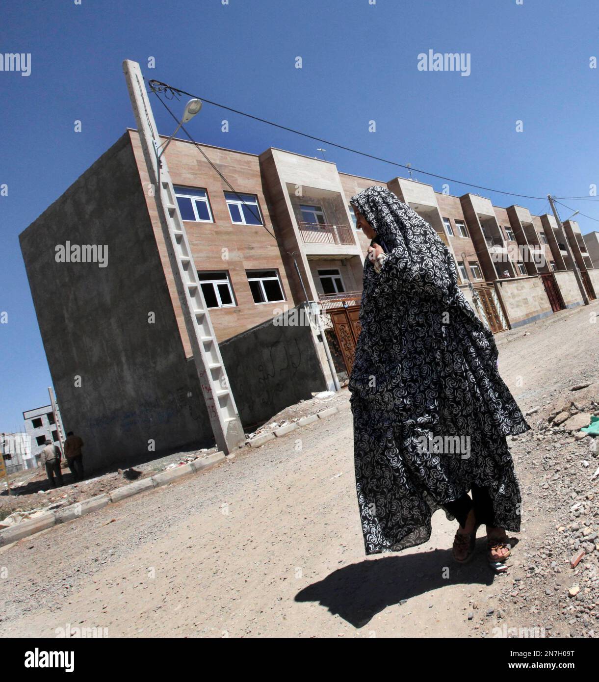 In this picture taken on Monday, May 5, 2013, an Iranian woman walks in ...