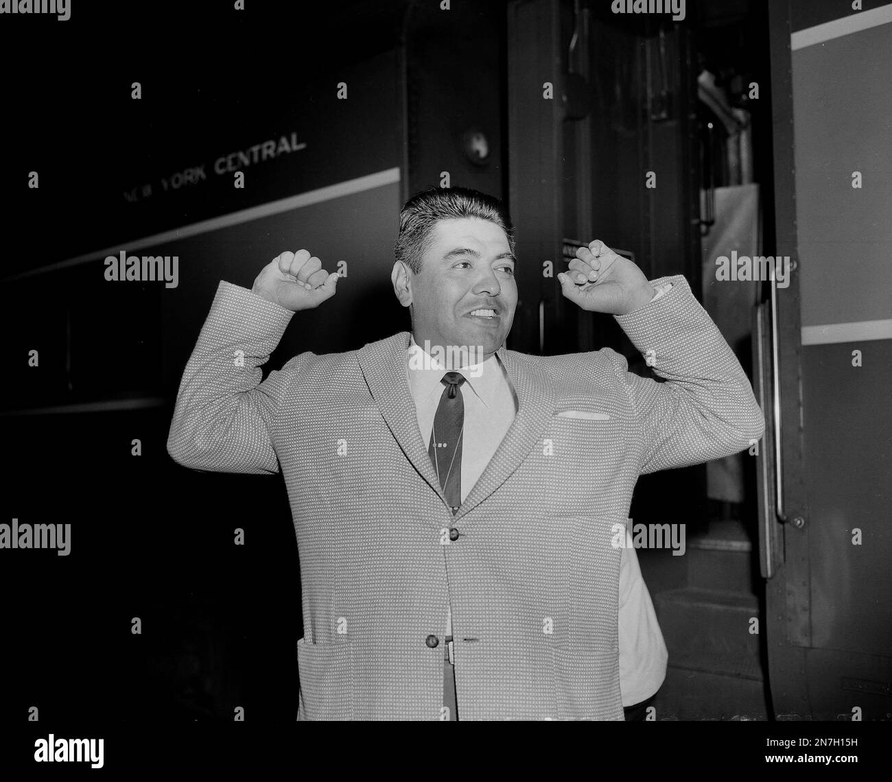 Mike Garcia, scheduled to pitch the third World Series game for the ...