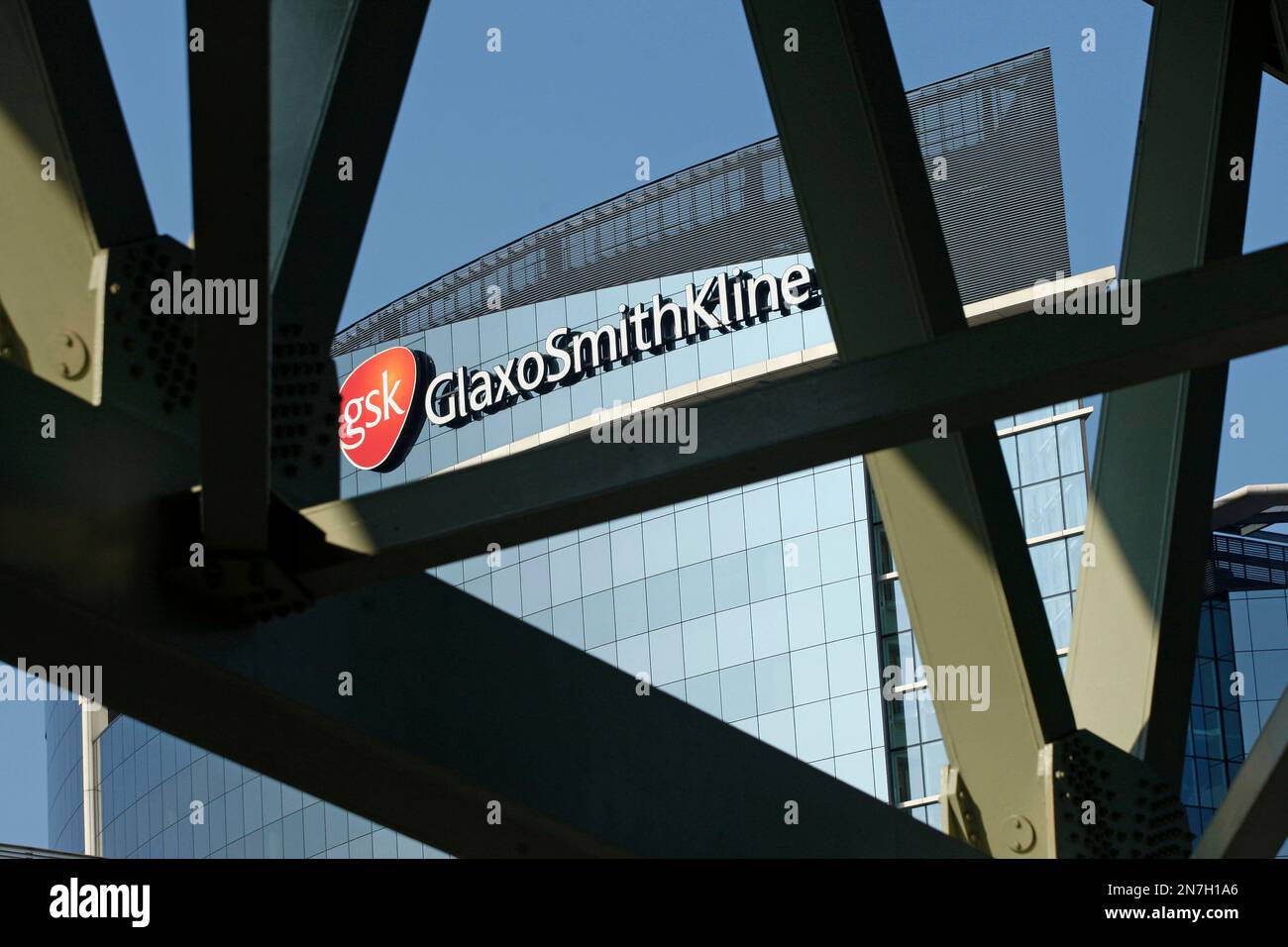 FILE - In this April 20, 2009 file photo, a sign for British ...