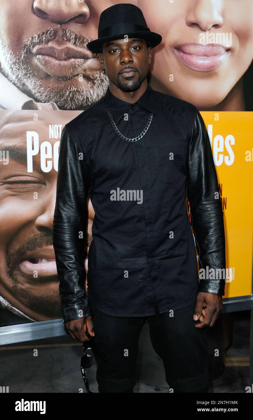 Lance Gross arrives at the world premiere of "Peeples" at the ArcLight ...