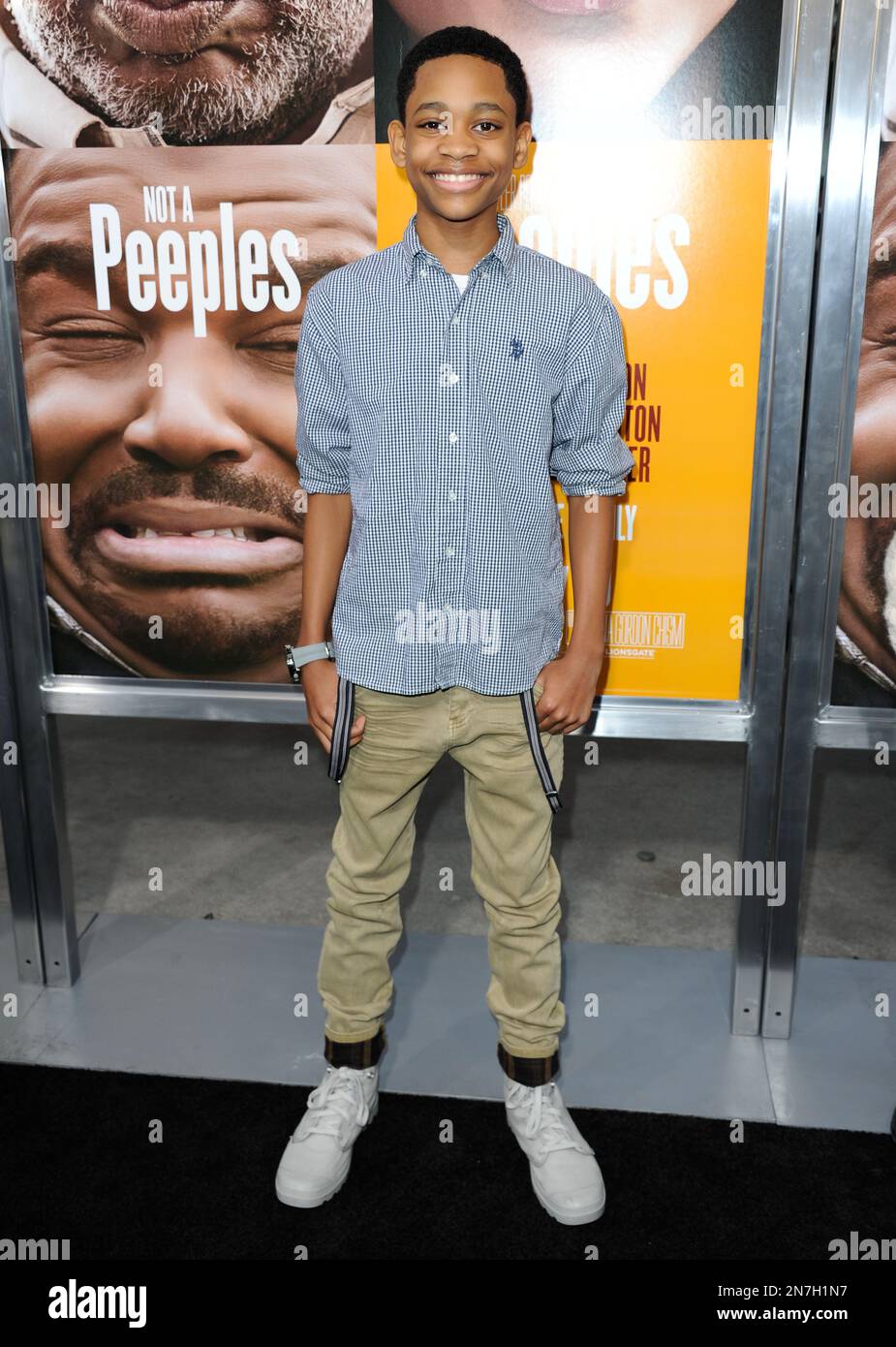 Tyrel Jacob Williams arrives at the world premiere of "Peeples" at the ...