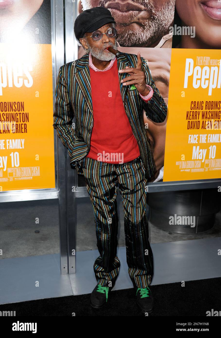 Melvin Van Peebles arrives at the world premiere of "Peeples" at the ...