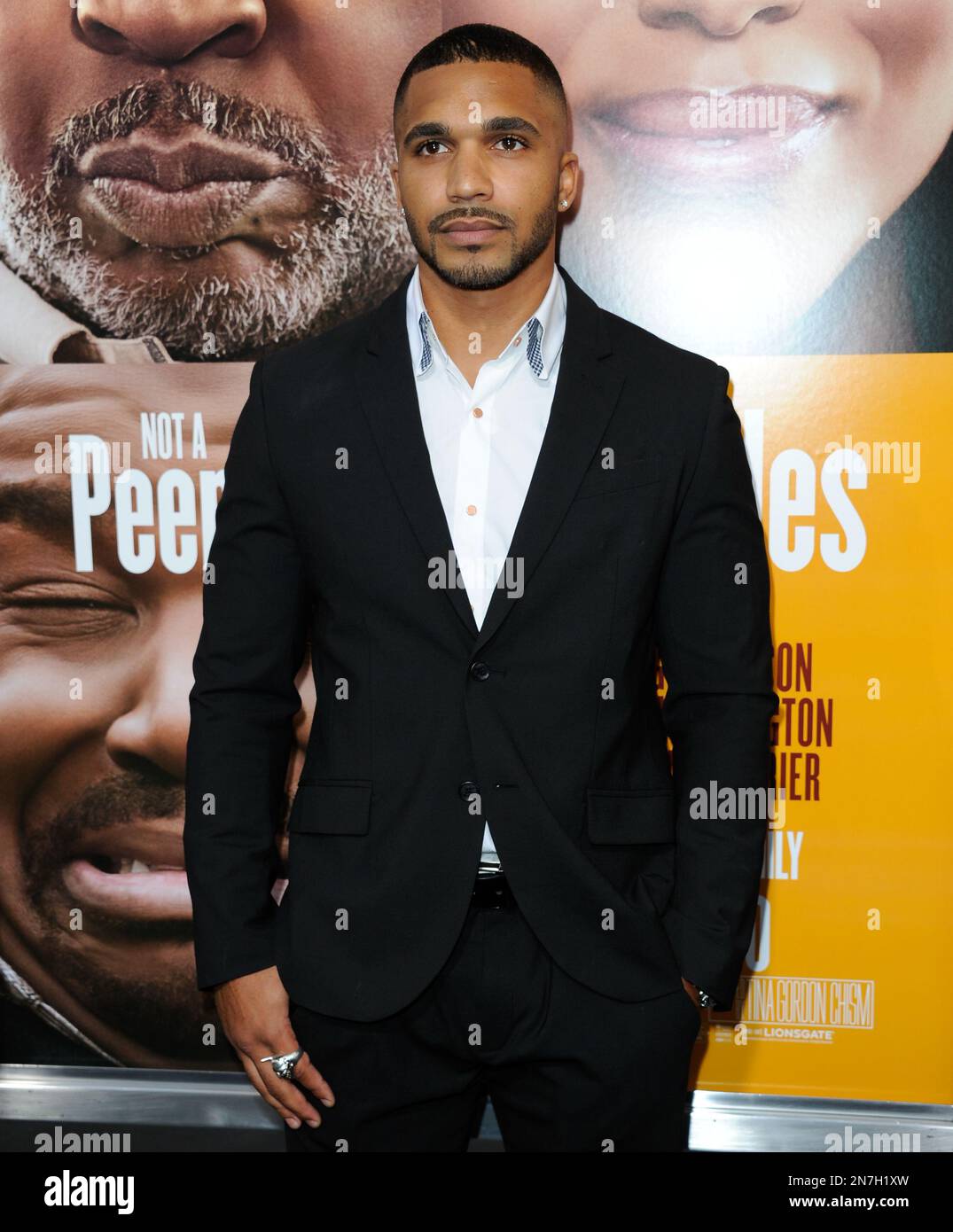 Tyler Lepley arrives at the world premiere of "Peeples" at the ArcLight ...