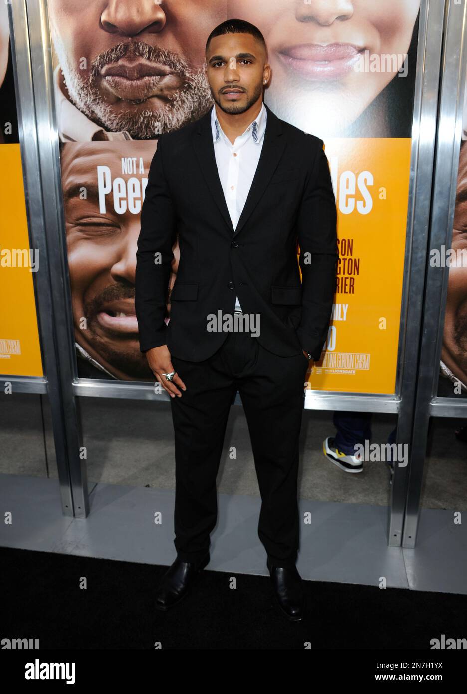 Tyler Lepley arrives at the world premiere of "Peeples" at the ArcLight ...