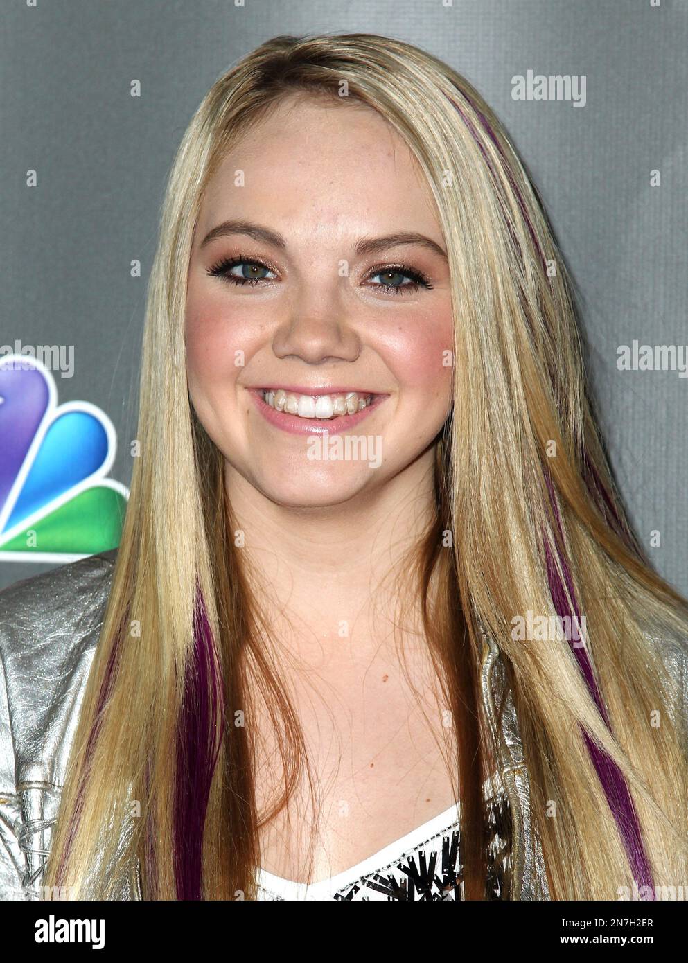 Danielle Bradbury arrives at "The Voice" season 4 red carpet event at ...