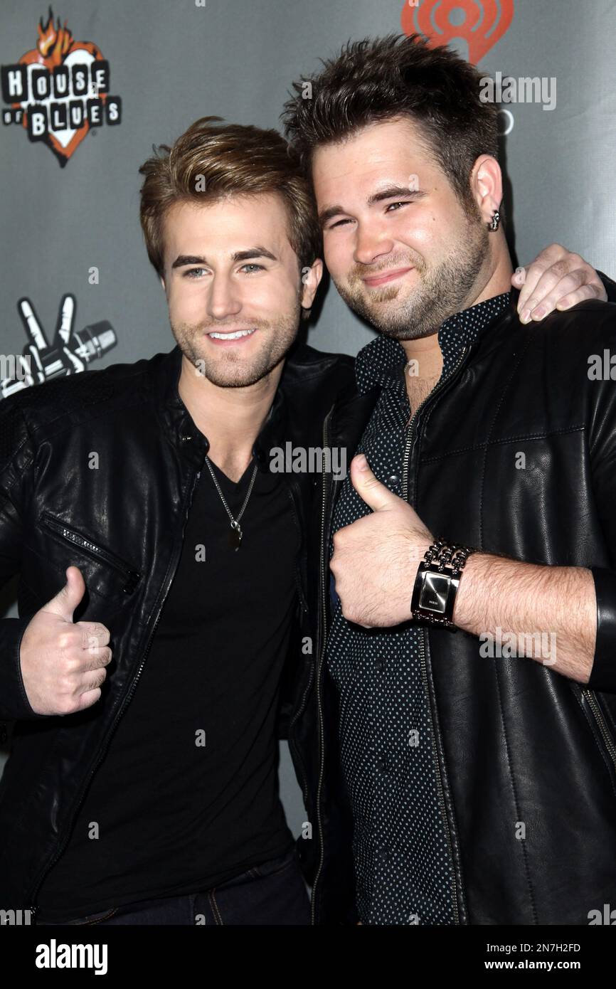 The Swon Brothers arrive at "The Voice" season 4 red carpet event at ...