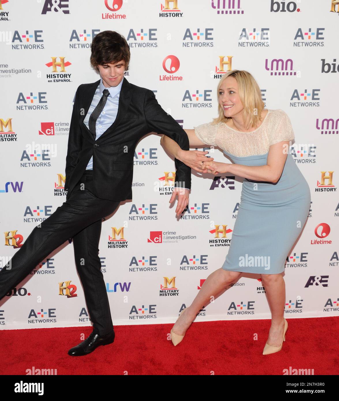 Vera Farmiga Freddie Highmore Photos And Pictures 10 May 2013