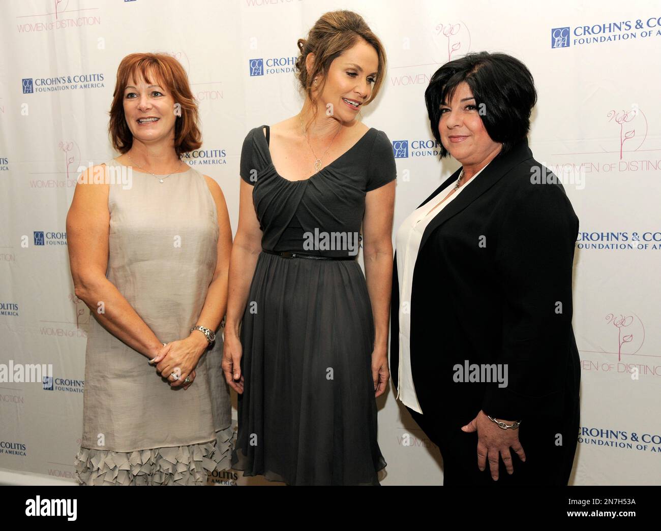 Honorees Lisa Greer, left, Amy Brenneman, center, and Susan Cartsonis ...