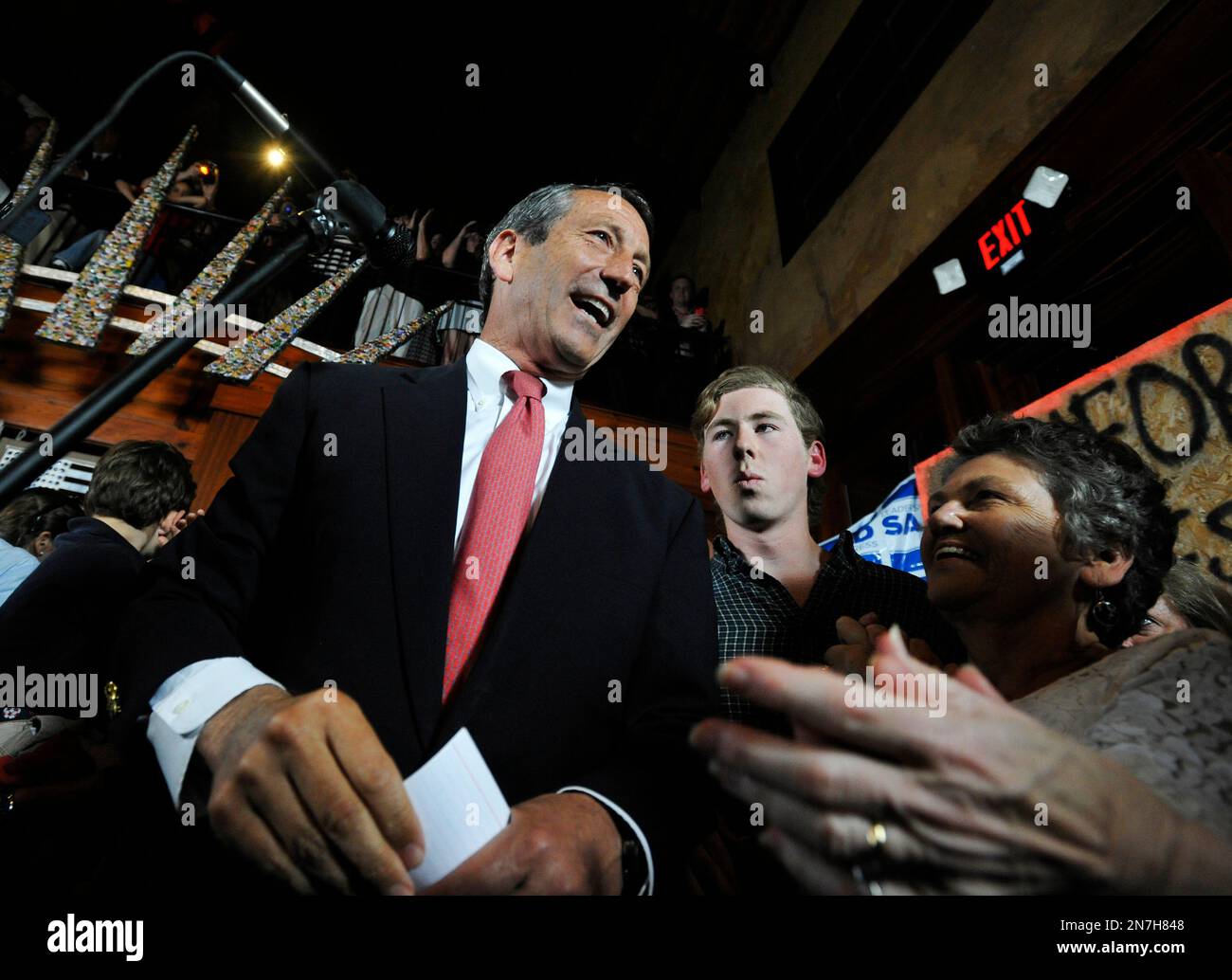 Former South Carolina Gov Mark Sanford Left Gives His Victory Speech