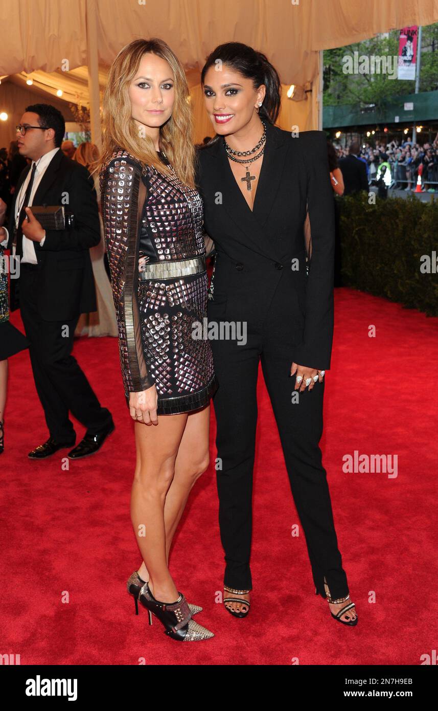 Stacy Keibler, left, and Rachel Roy attend The Metropolitan Museum of ...