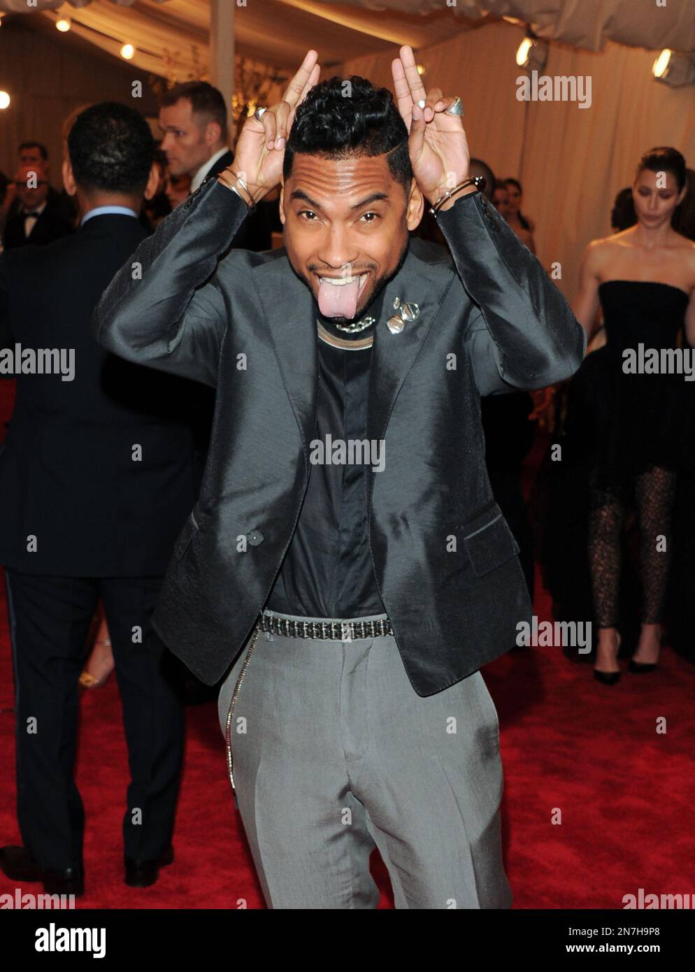 Singer Miguel attends The Metropolitan Museum of Art Costume Institute ...