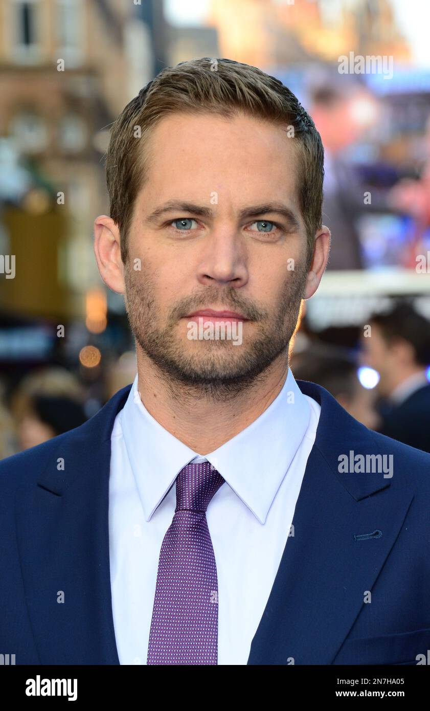 Paul Walker at the World Premiere of Fast & Furious 6 in London on ...