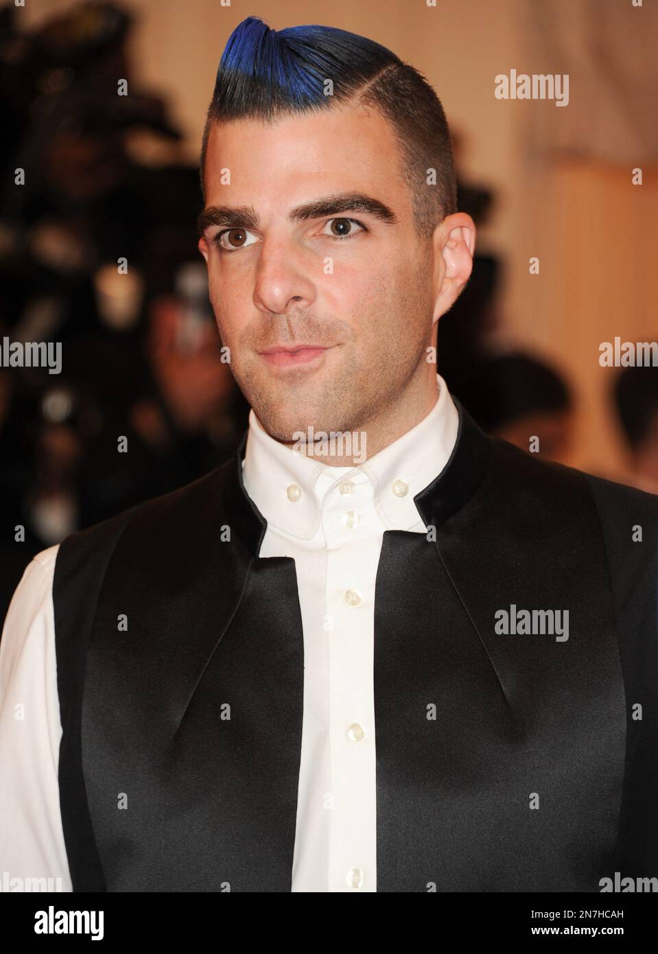 Actor Zachary Quinto attends The Metropolitan Museum of Art Costume ...