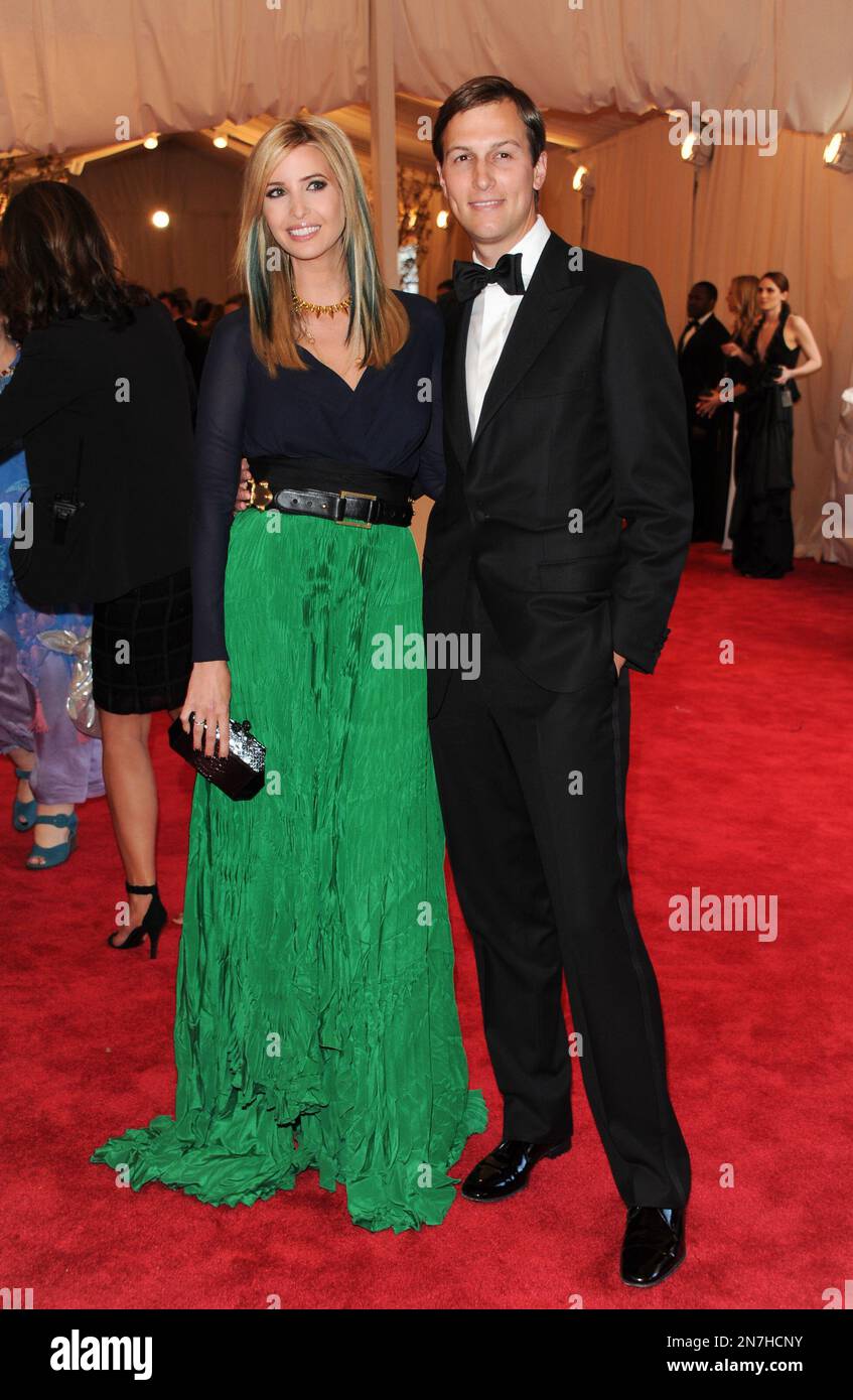 Ivanka Trump and husband Jared Kushner attend The Metropolitan Museum ...