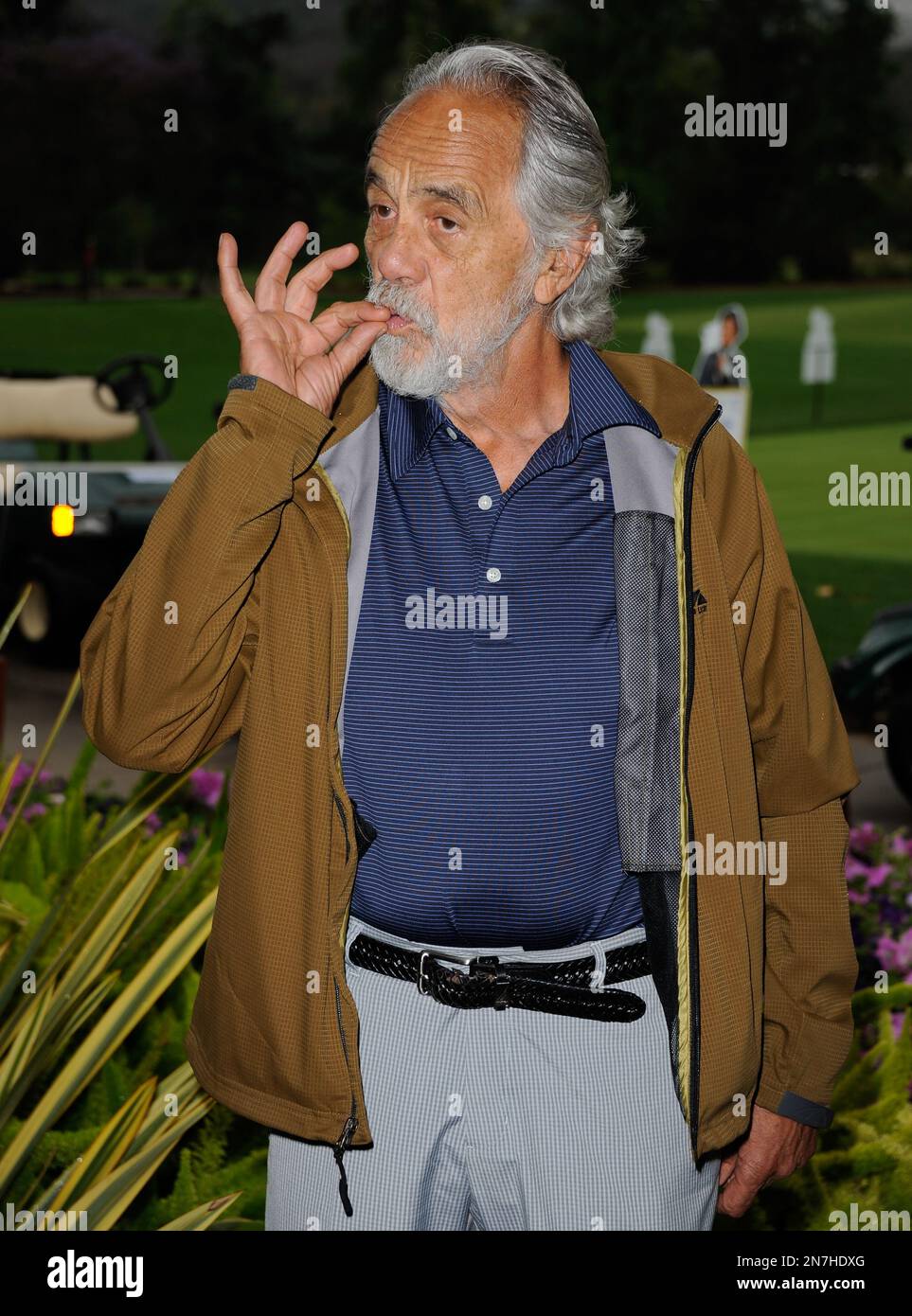 Tommy Chong arrives at the 6th Annual George Lopez Celebrity Golf ...