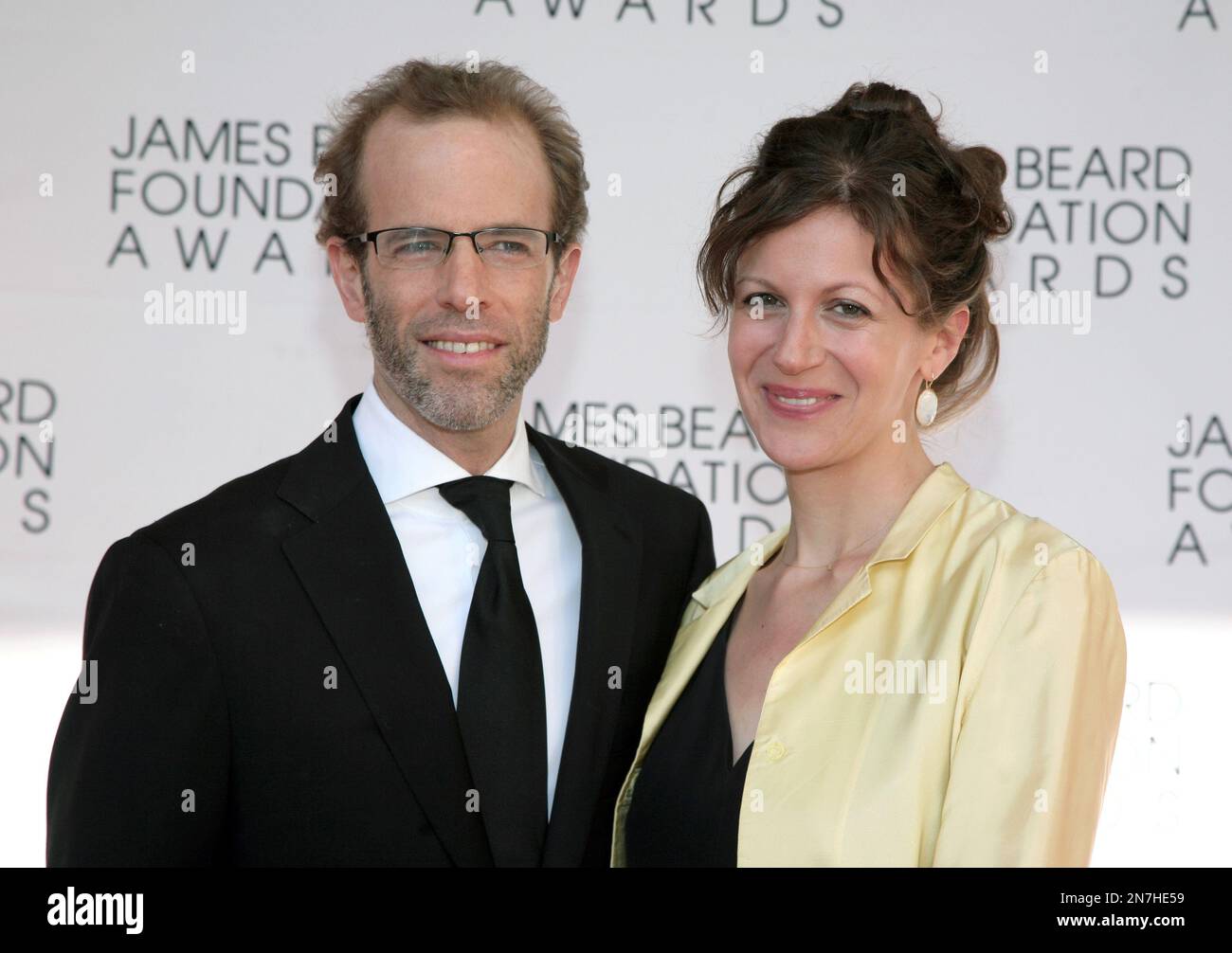 Restauranteur Dan Barber, left, and his wife Aria Beth Sloss, right ...