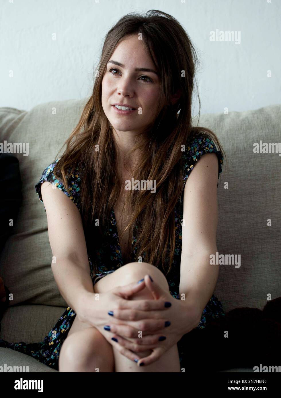 Mexican Actress And Singer Camila Sodi Gives An Interview In Mexico