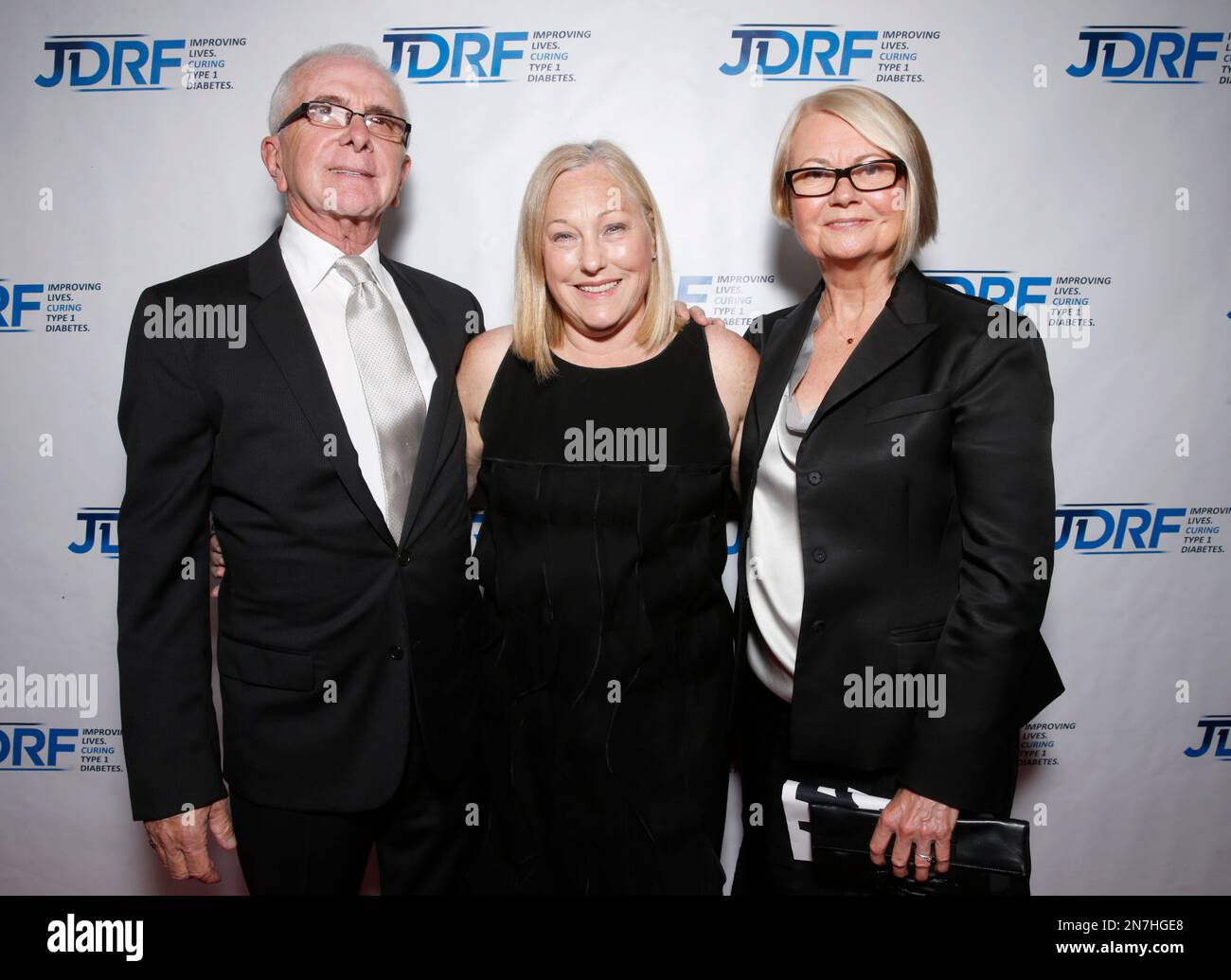 Tony Garofalo, Ellyn Garofalo and Marcy Carsey attends the JDRF LA's ...