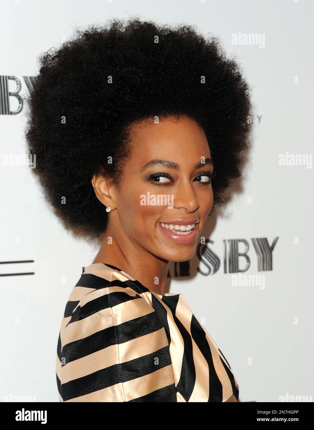 Singer Solange Knowles attends a special screening of "The Great Gatsby ...