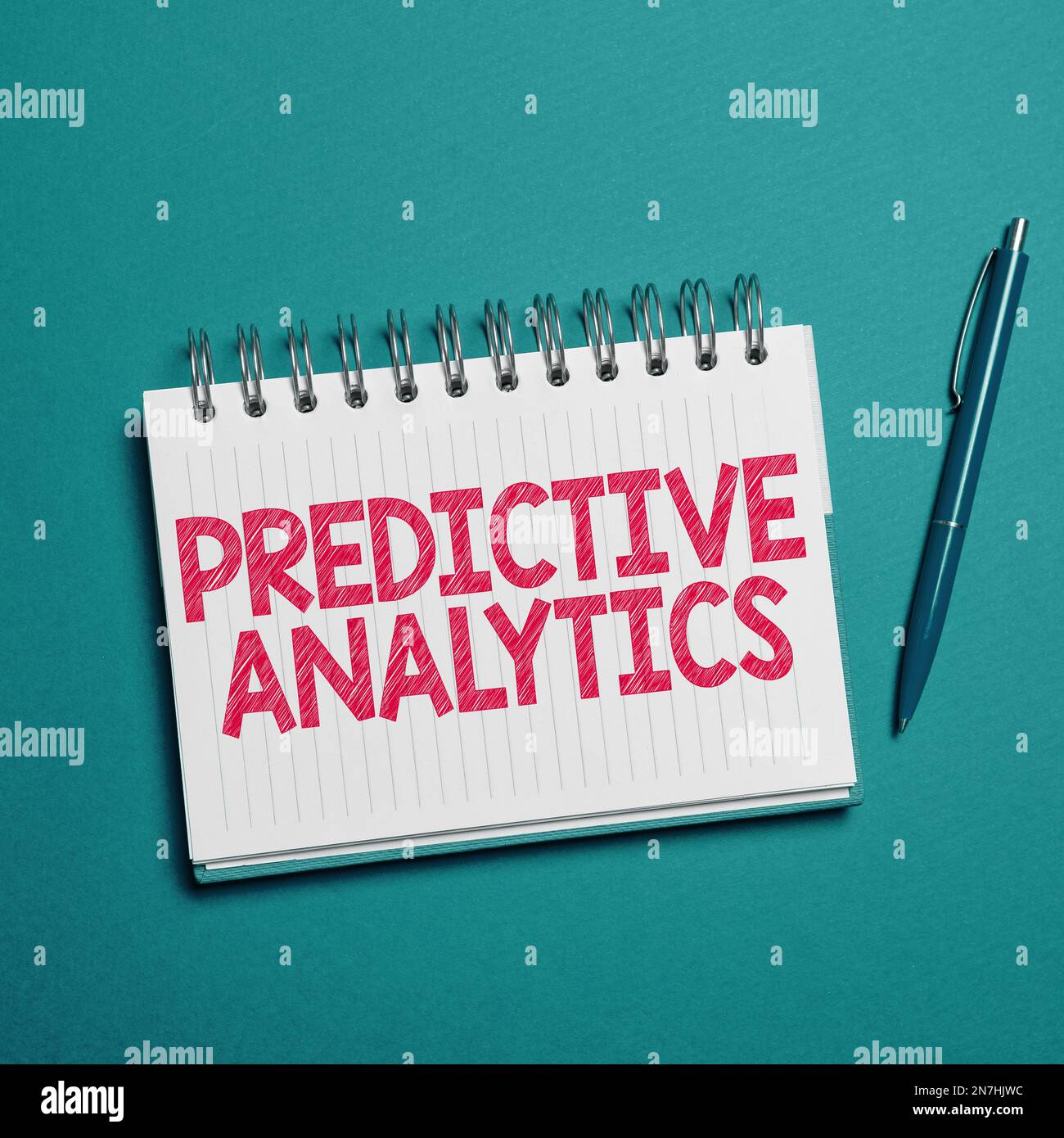 Text sign showing Predictive Analytics. Business overview Optimize Collection Achieve CRM ...