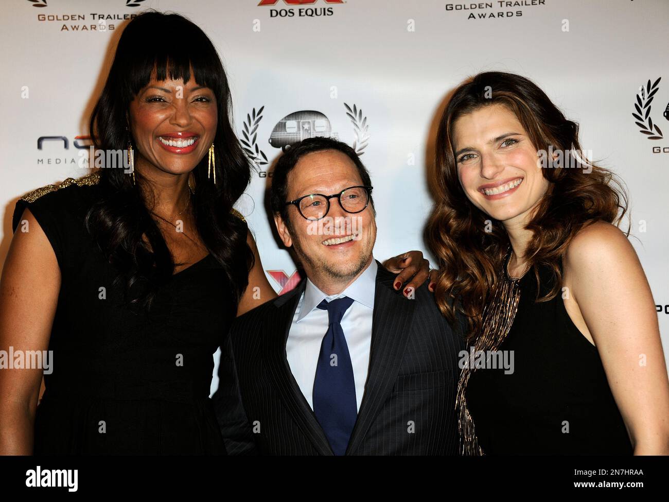 Aisha Tyler, left, Rob Schneider, and Lake Bell attend the 14th Annual ...