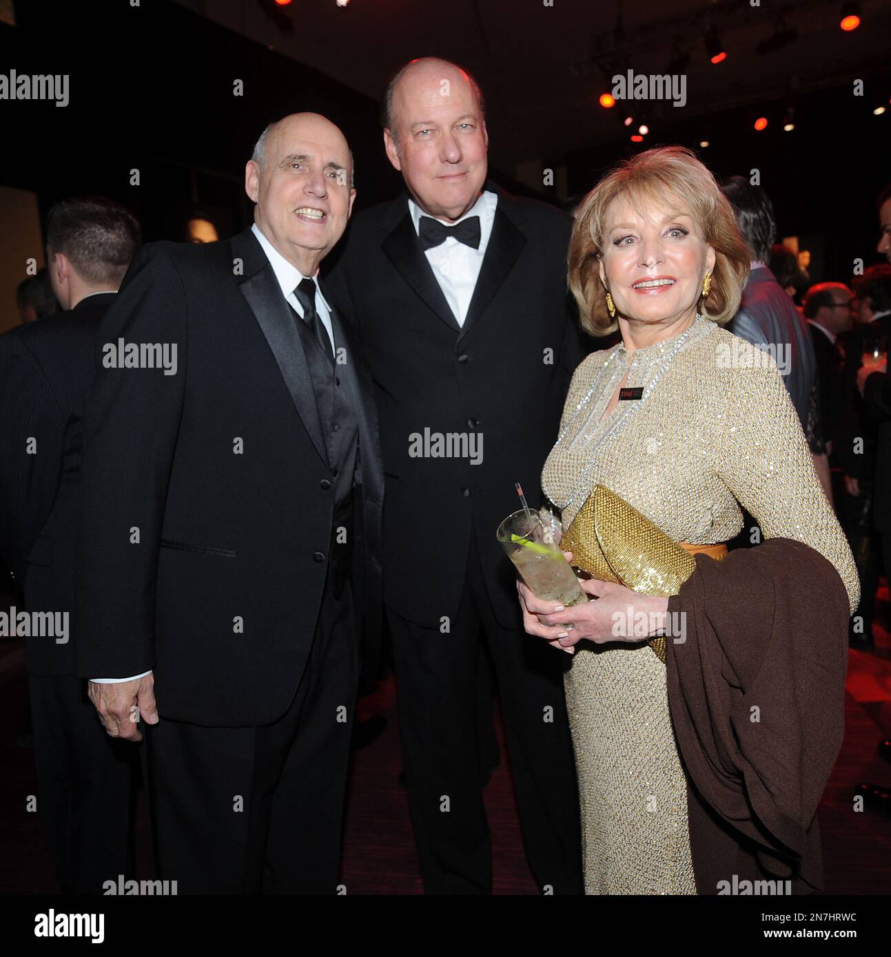 Jeffrey Tambor, Bill Geddie and Barbara Walters attend the TIME's 100 ...
