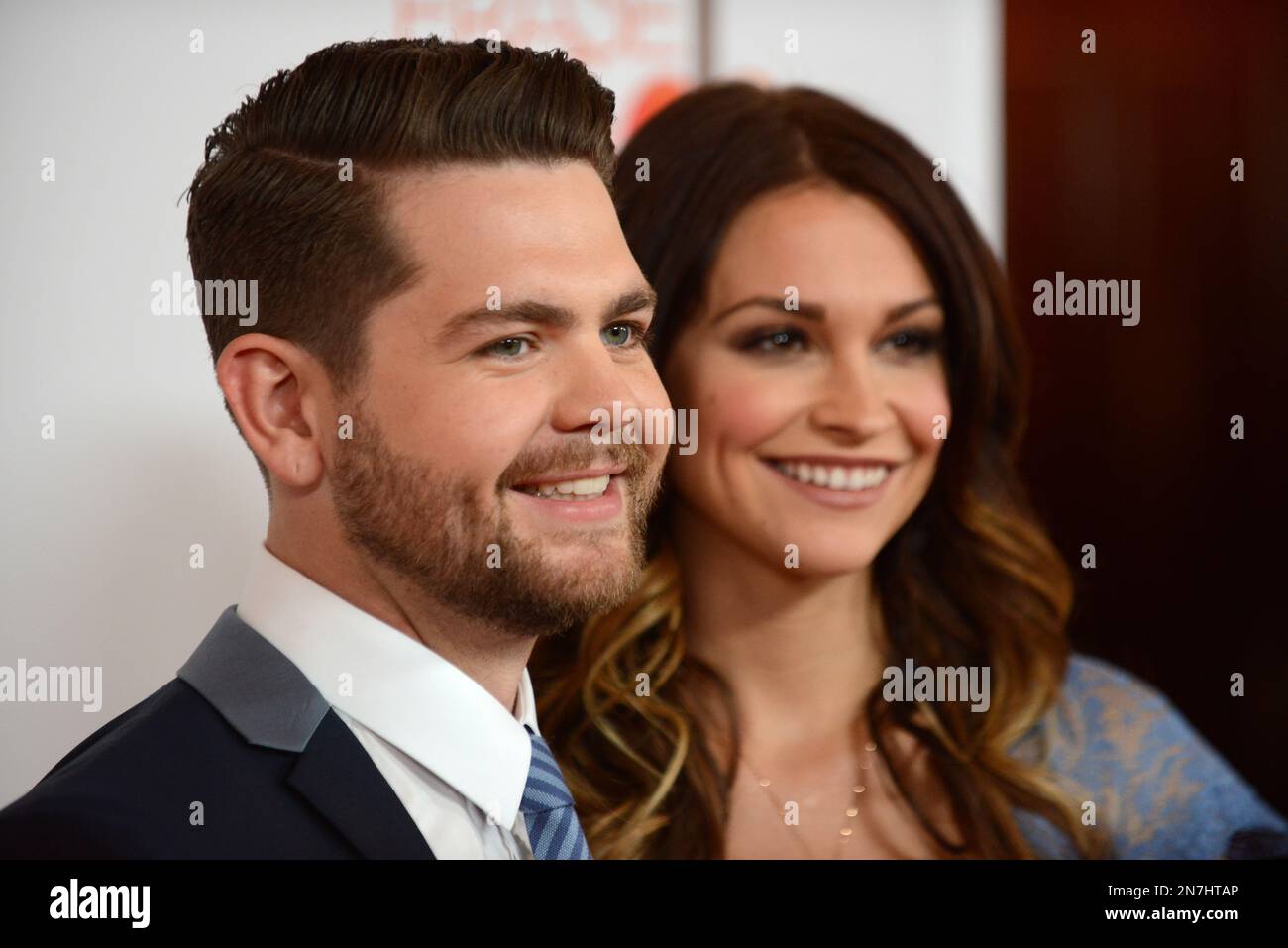 Jack Osbourne, left, and Lisa Stelly arrive at the 20th annual Race to ...