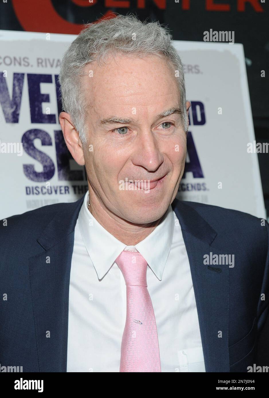 Tennis player John McEnroe attends the Venus and Serena Special ...
