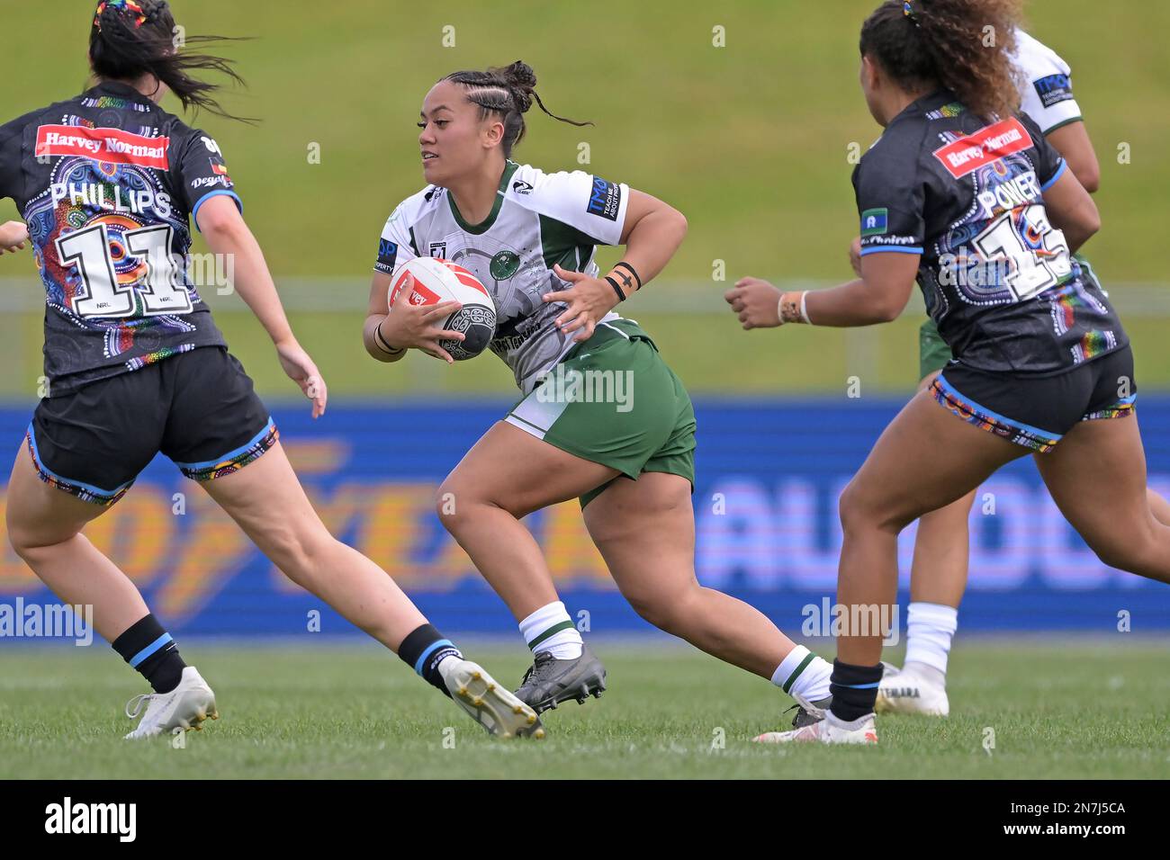 Destiny Brill of Maori All Stars Women during the NRLW (National Women ...