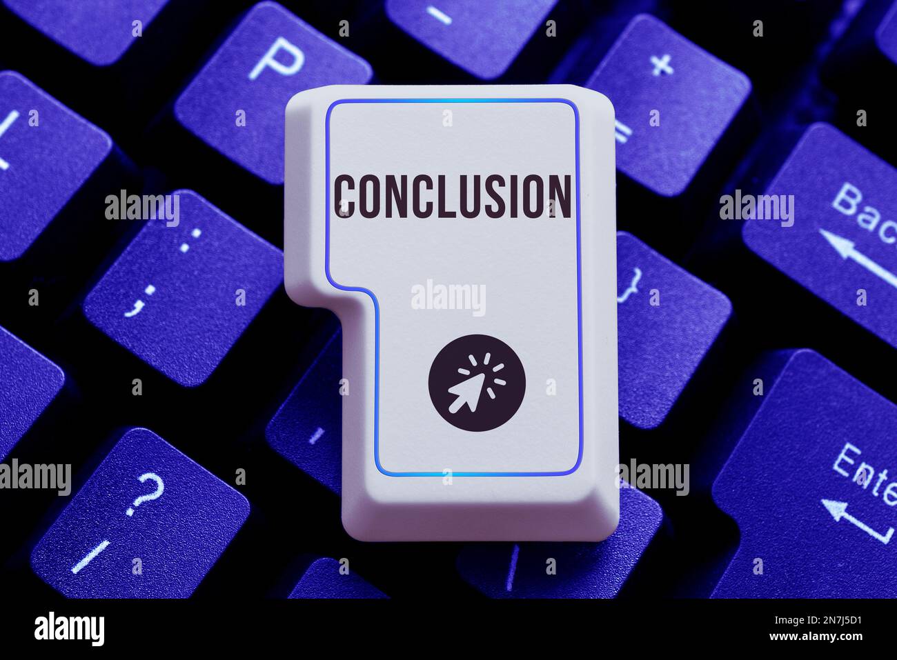 Text sign showing Conclusion. Conceptual photo Results analysis Final ...
