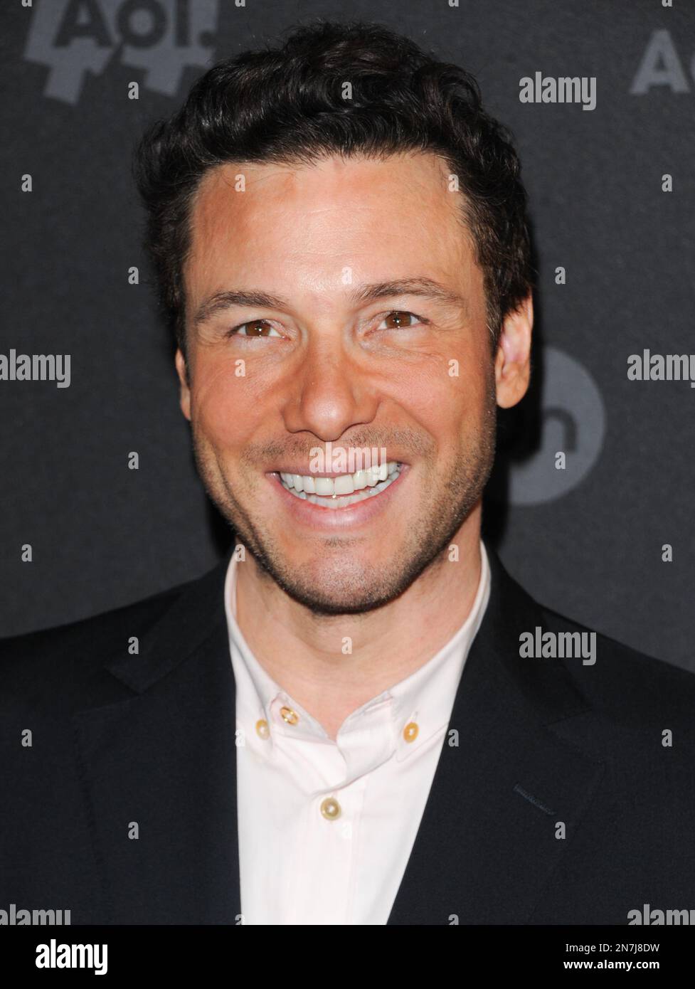 Max Lugavere attends AOL's web series "NewFront" at Moynihan Station on ...