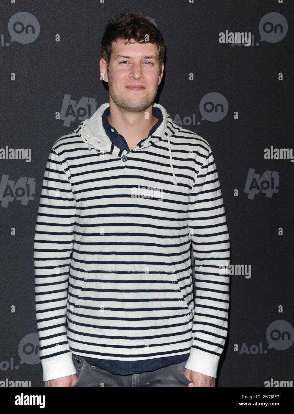 Max Lugavere attends AOL's web series "NewFront" at Moynihan Station on ...