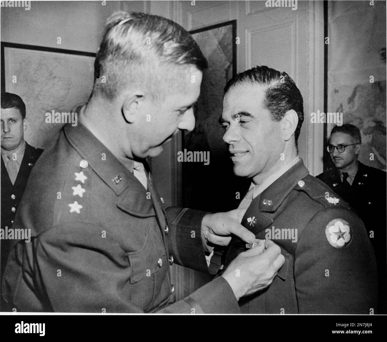 Lt. Gen. Jacob L. Devers, commander of U.S. forces in the European ...