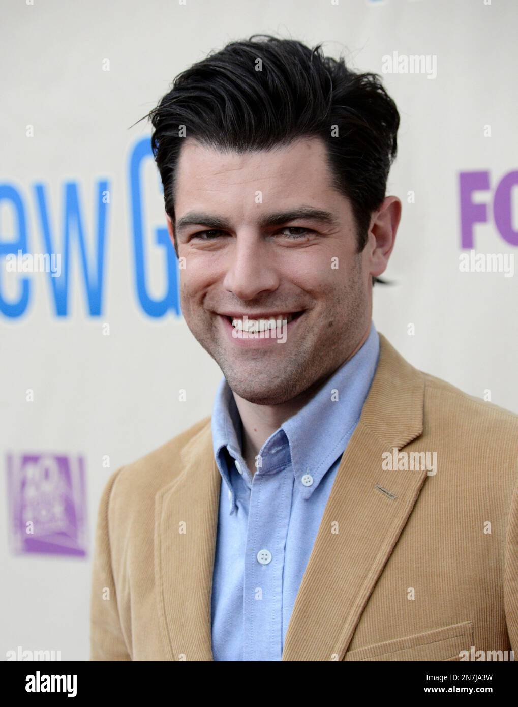 Actor Max Greenfield arrives at the Academy's screening and Q and A of ...