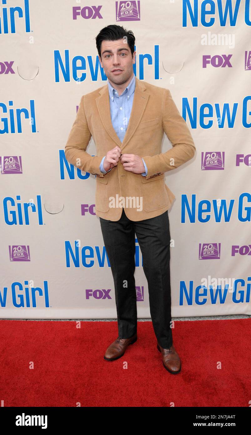 Actor Max Greenfield arrives at the Academy's screening and Q and A of ...