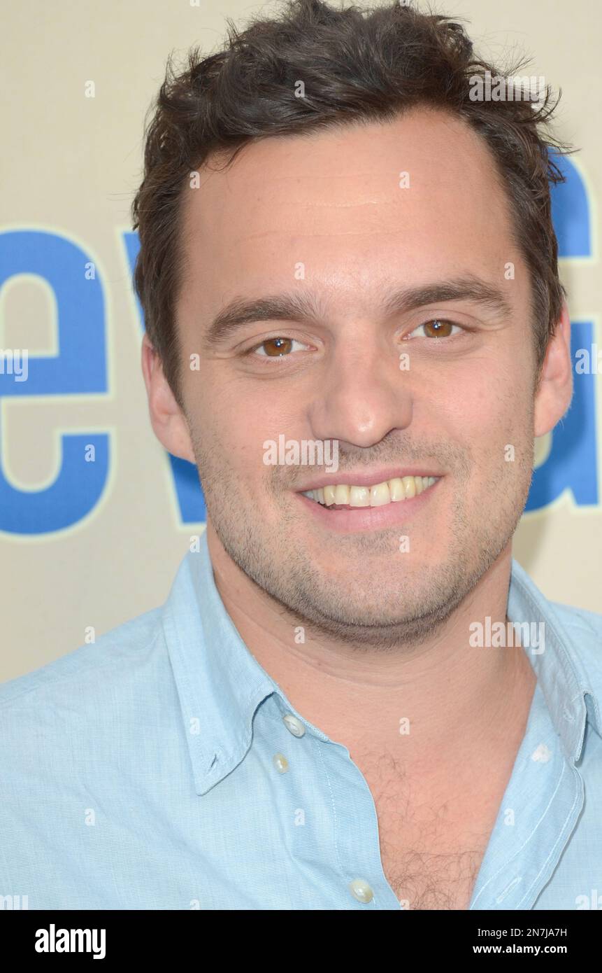 Jake Johnson arrives at the Academy's screening and Q and A of the "New ...