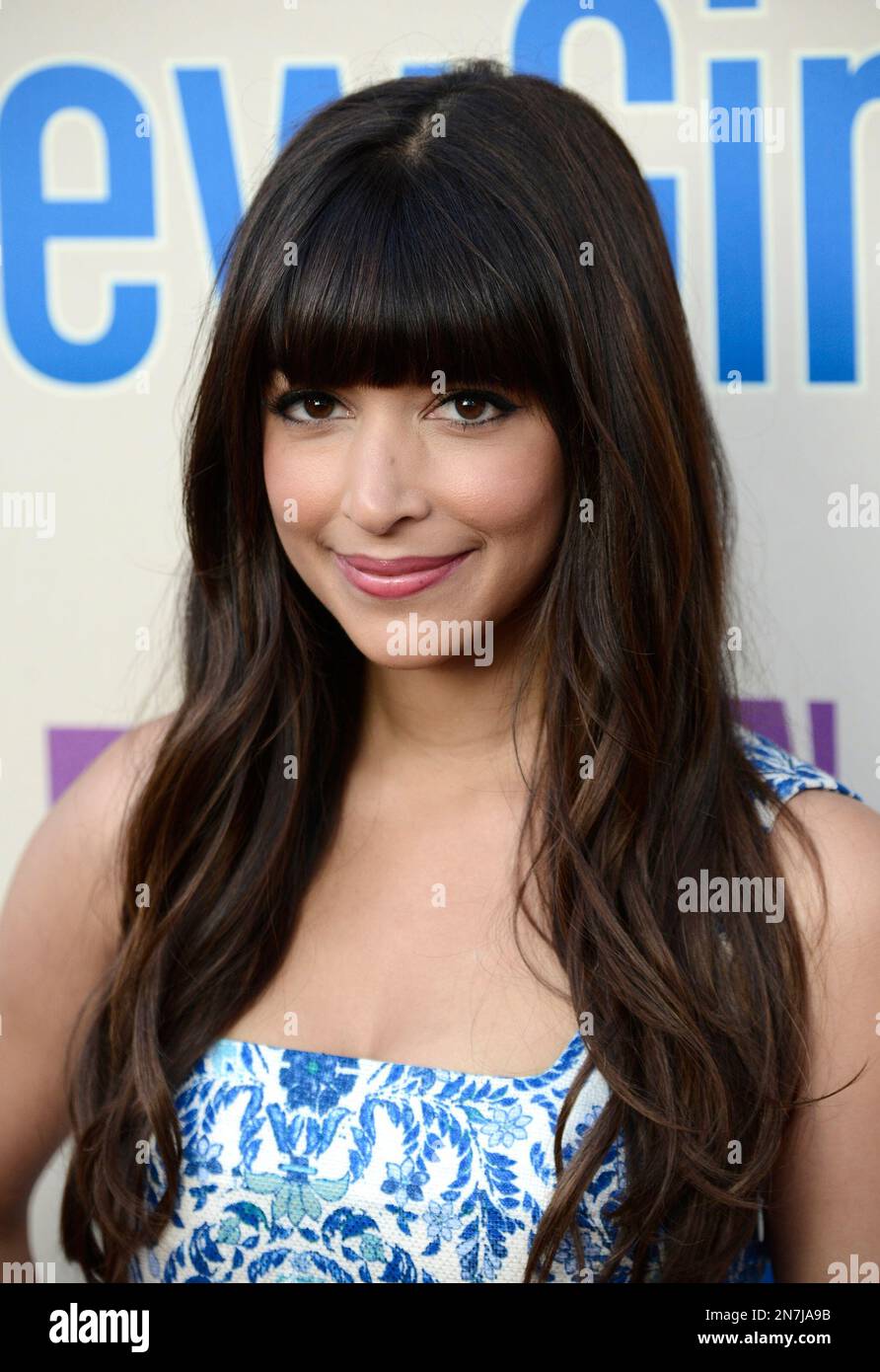 Actress Hannah Simone arrives at the Academy's screening and Q and A of ...