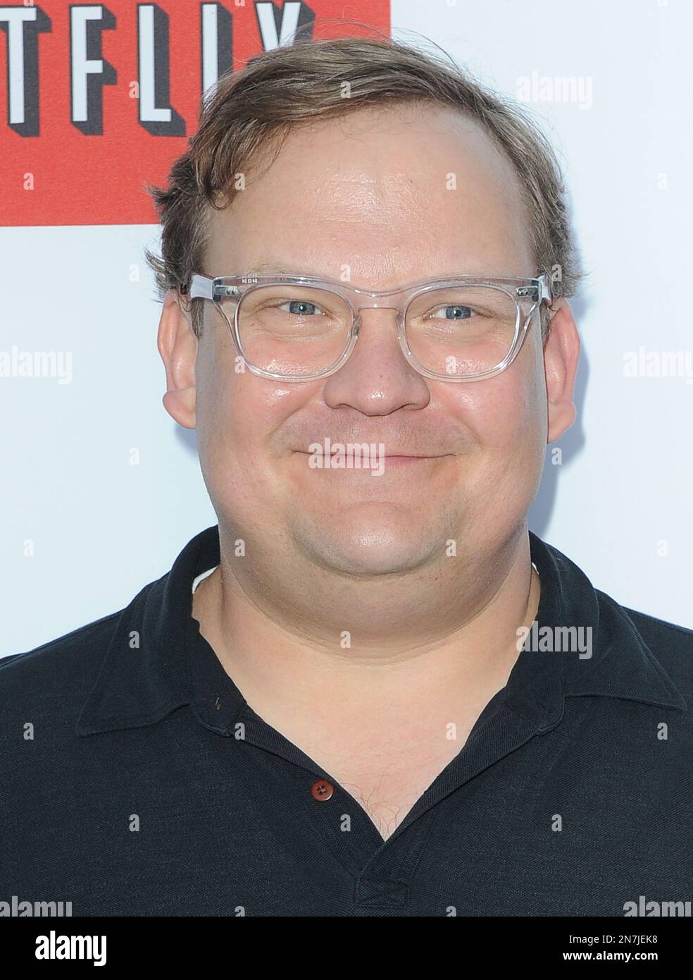 Andy Richter arrives at the season 4 premiere of "Arrested Development ...