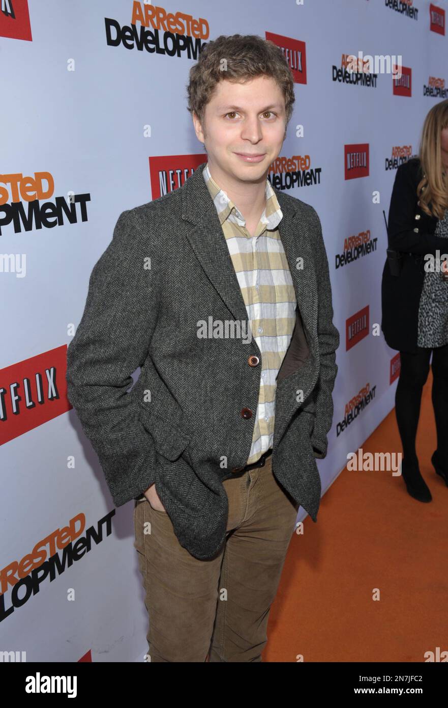 Michael Cera at the season 4 premiere of "Arrested Development" at the ...