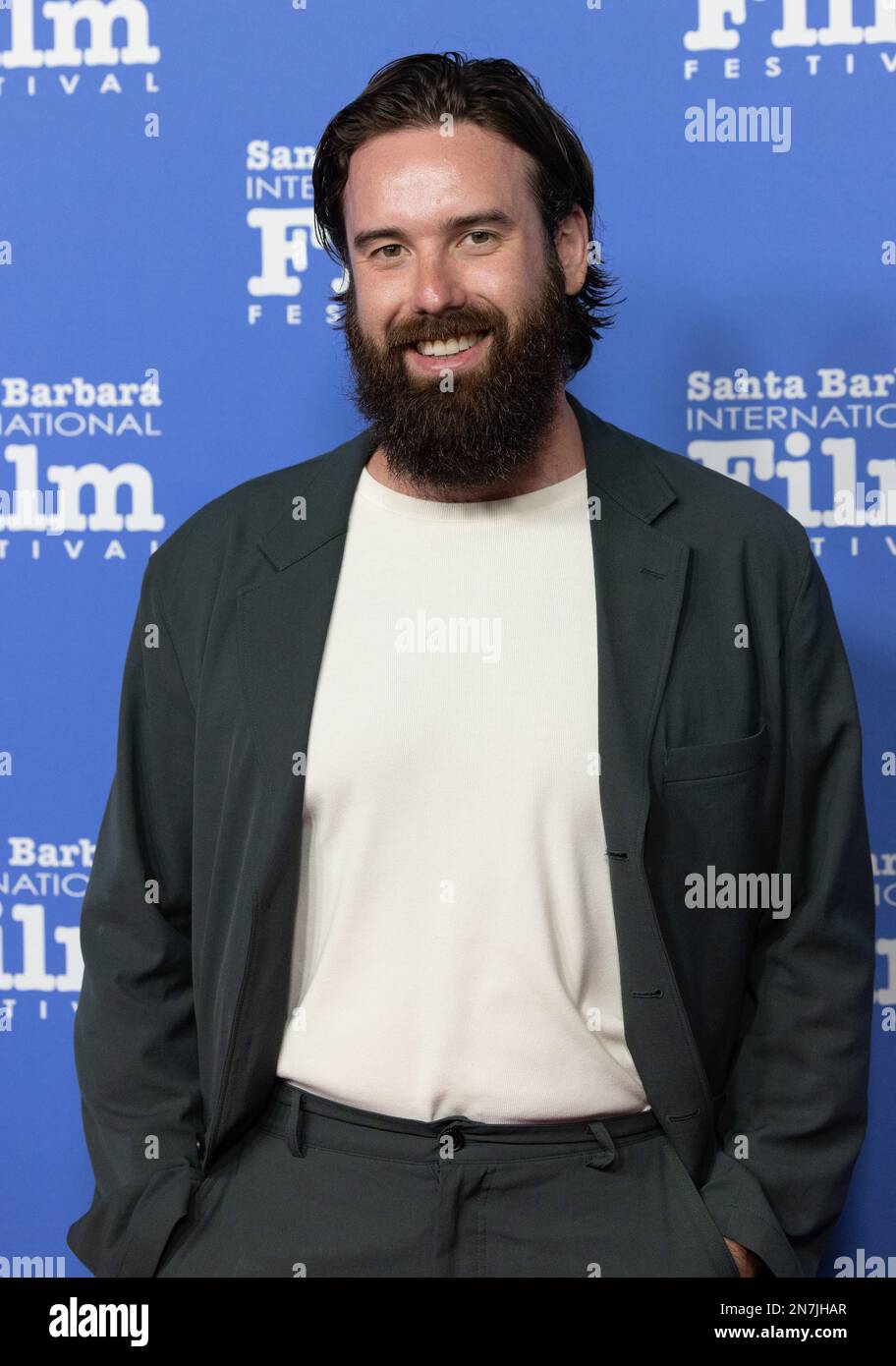 David Robinson-Smith (Director/AD) on the red carpet for film: Mud Crab ...