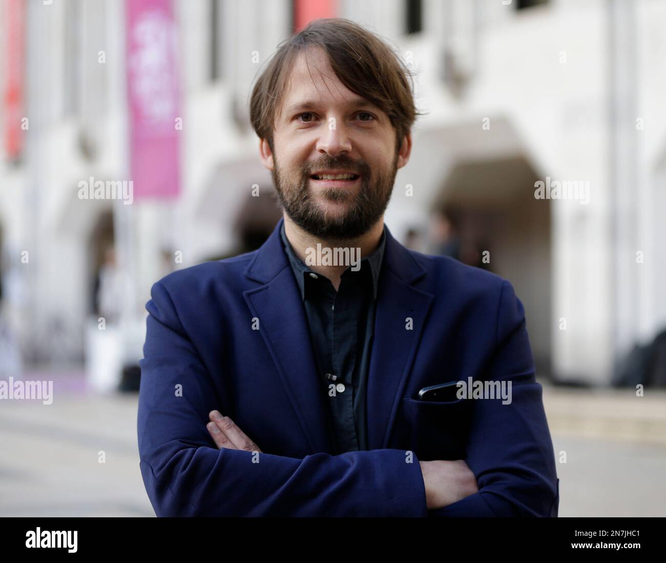 Danish chef Rene Redzepi poses for the photographers prior to the World ...